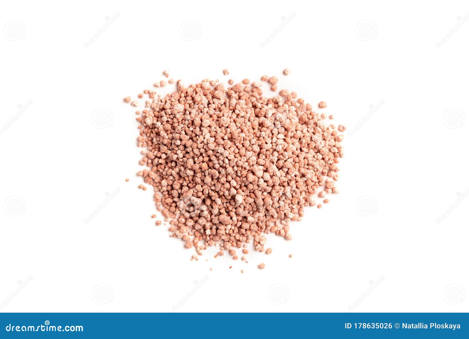 Fertilizer Isolated on White Background Stock Photo - Image of grains ...