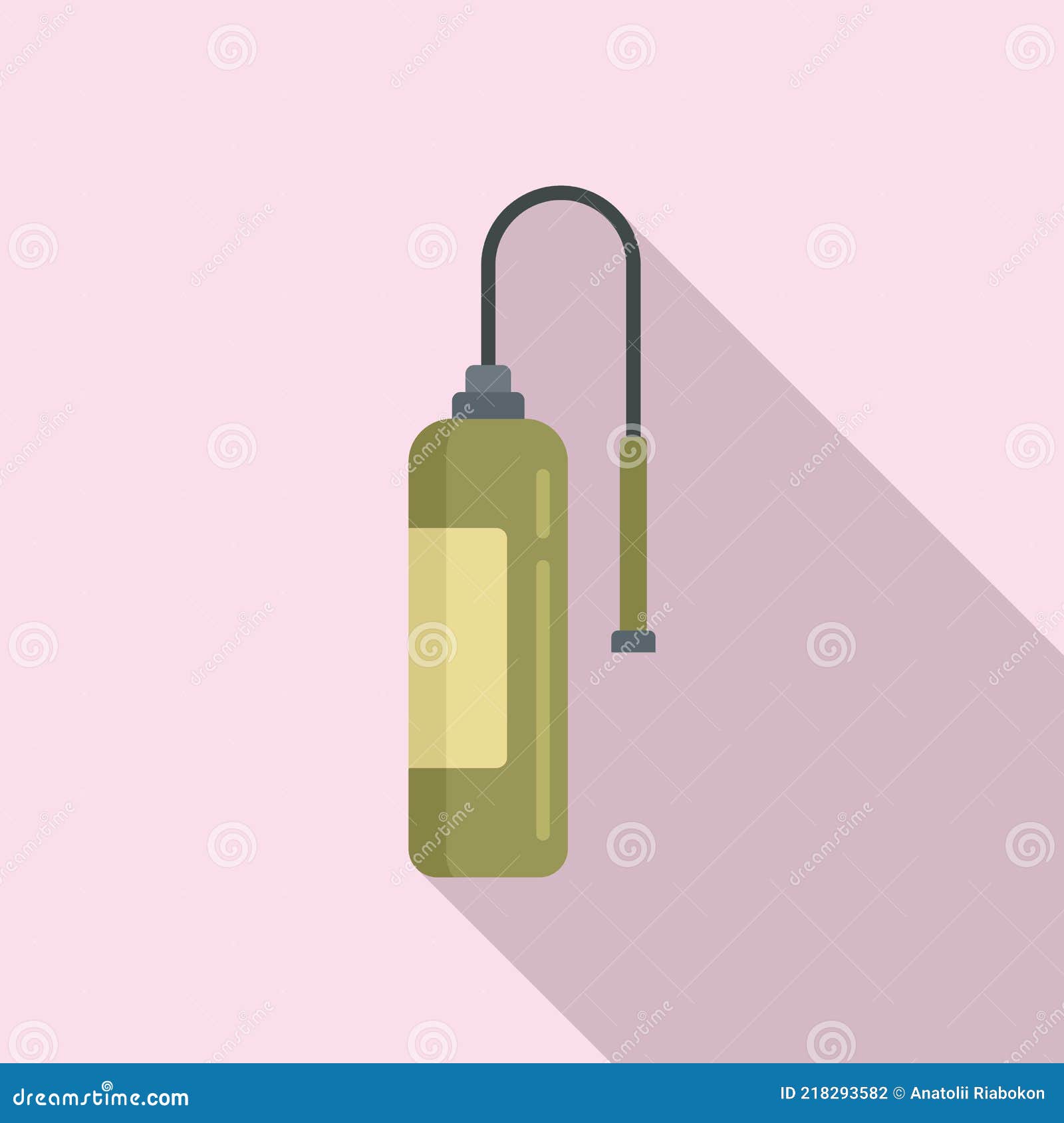 Oxygen Bottle Label, Illustration Royalty-Free Cartoon | CartoonDealer ...