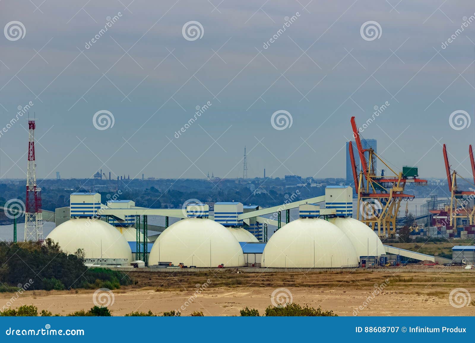 Fertilizer terminal stock image. Image of industry, export - 88608707