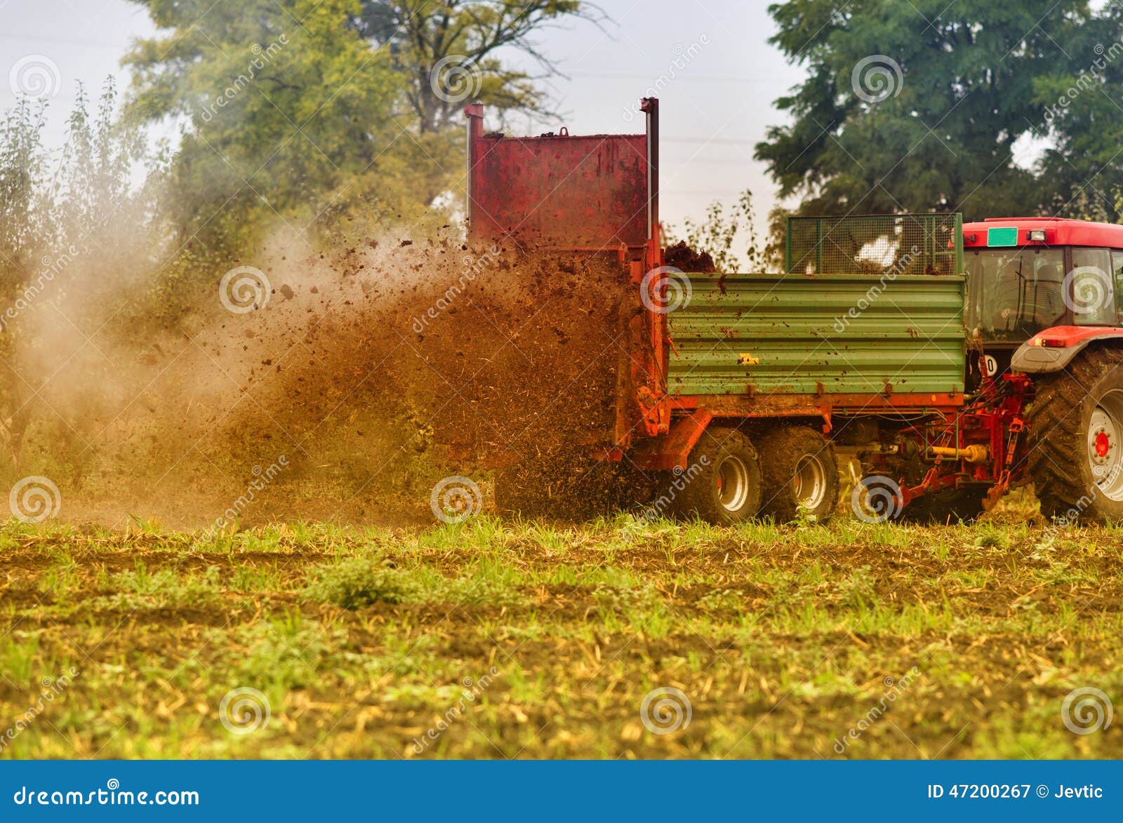 Fertilizing field stock image. Image of environment, natural - 47200267