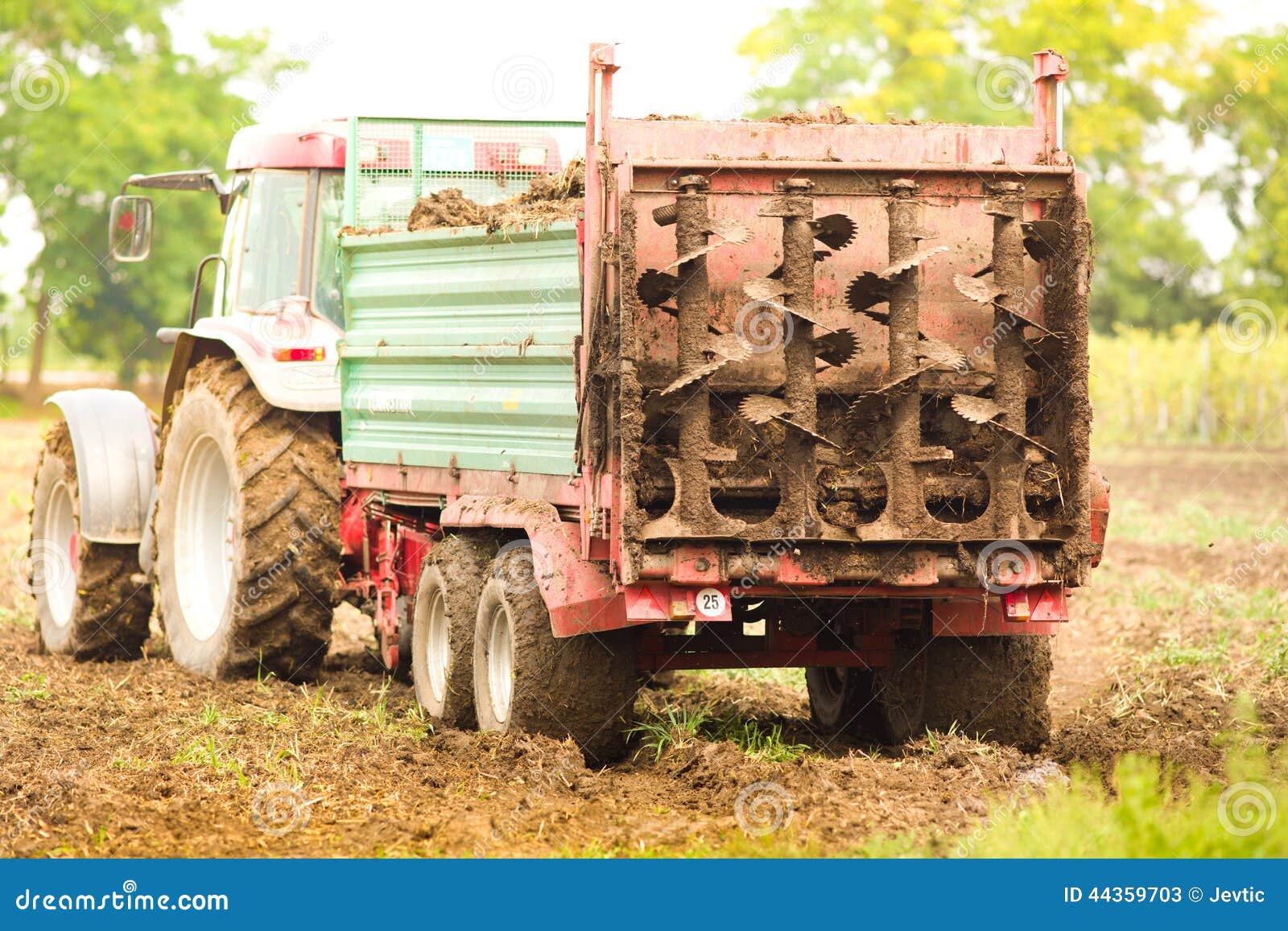 Fertilizing field stock image. Image of ground, smell - 44359703