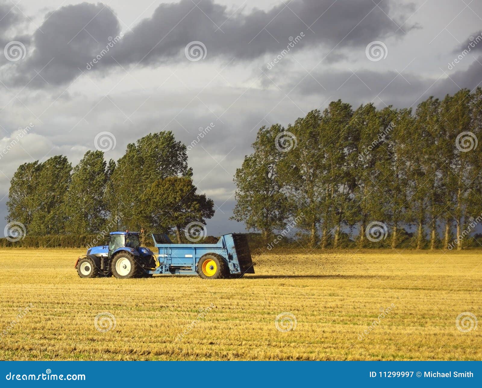 Fertilizing fields stock image. Image of golden, landscape - 11299997