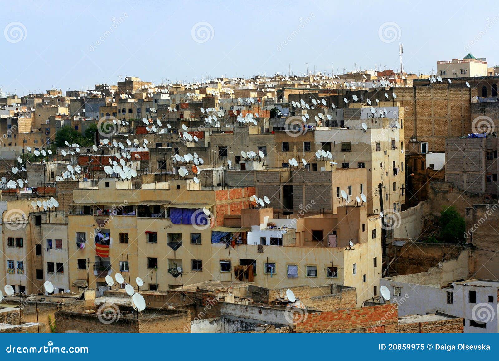 Fes or Fez Morocco stock image. Image of architecture - 20859975