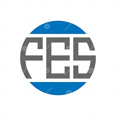 FES Letter Logo Design on White Background. FES Creative Initials ...