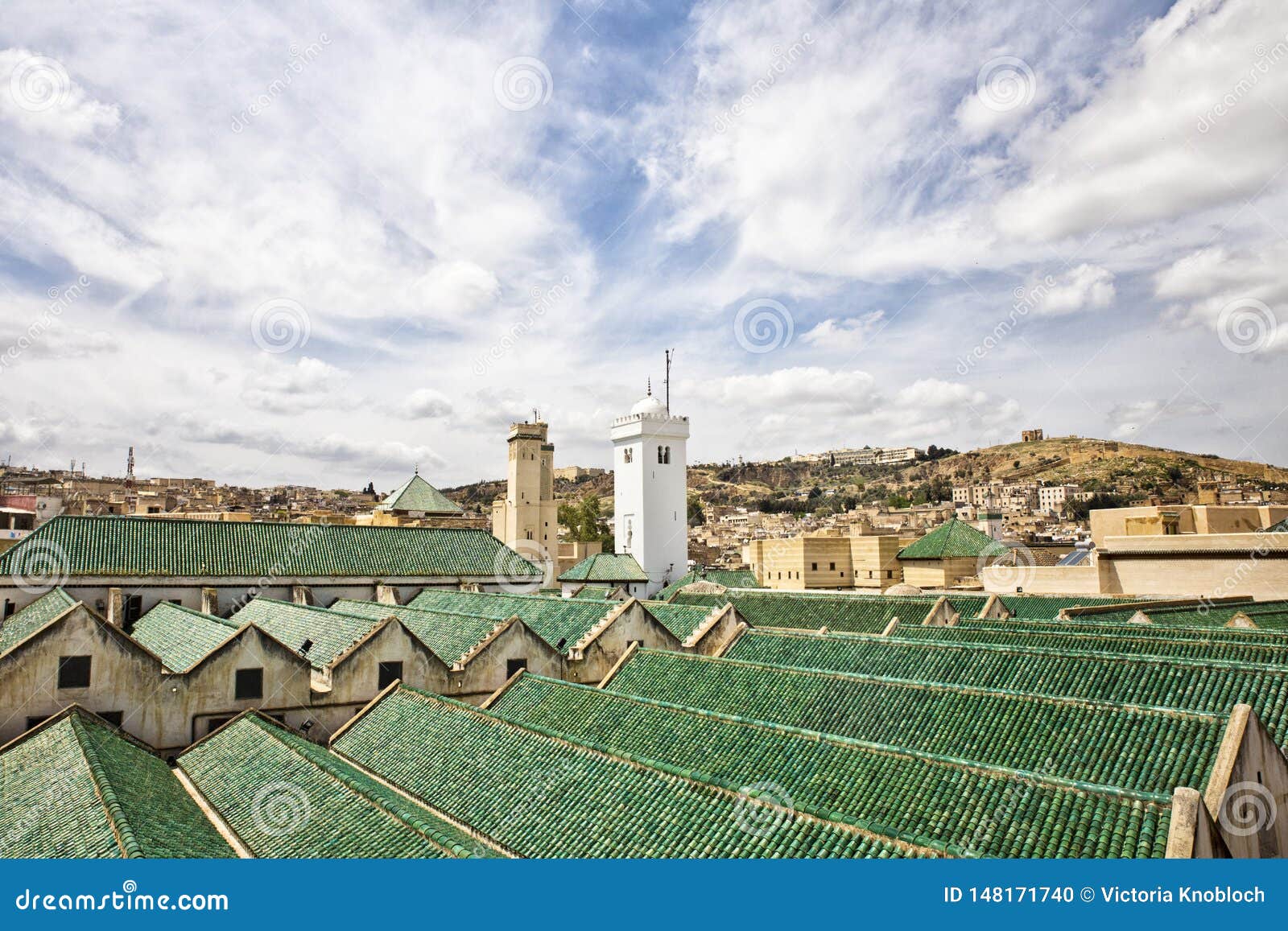 Fes in Marokko redactionele afbeelding. Image of moskee - 148171740