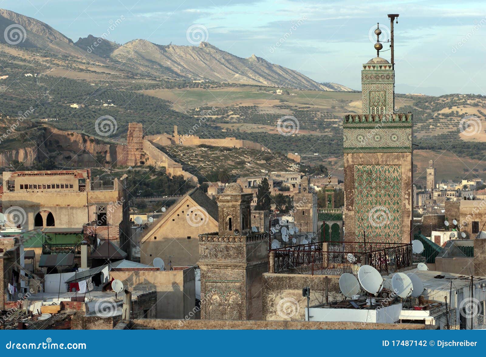 Fes, Morocco stock photo. Image of landscape, africa - 17487142