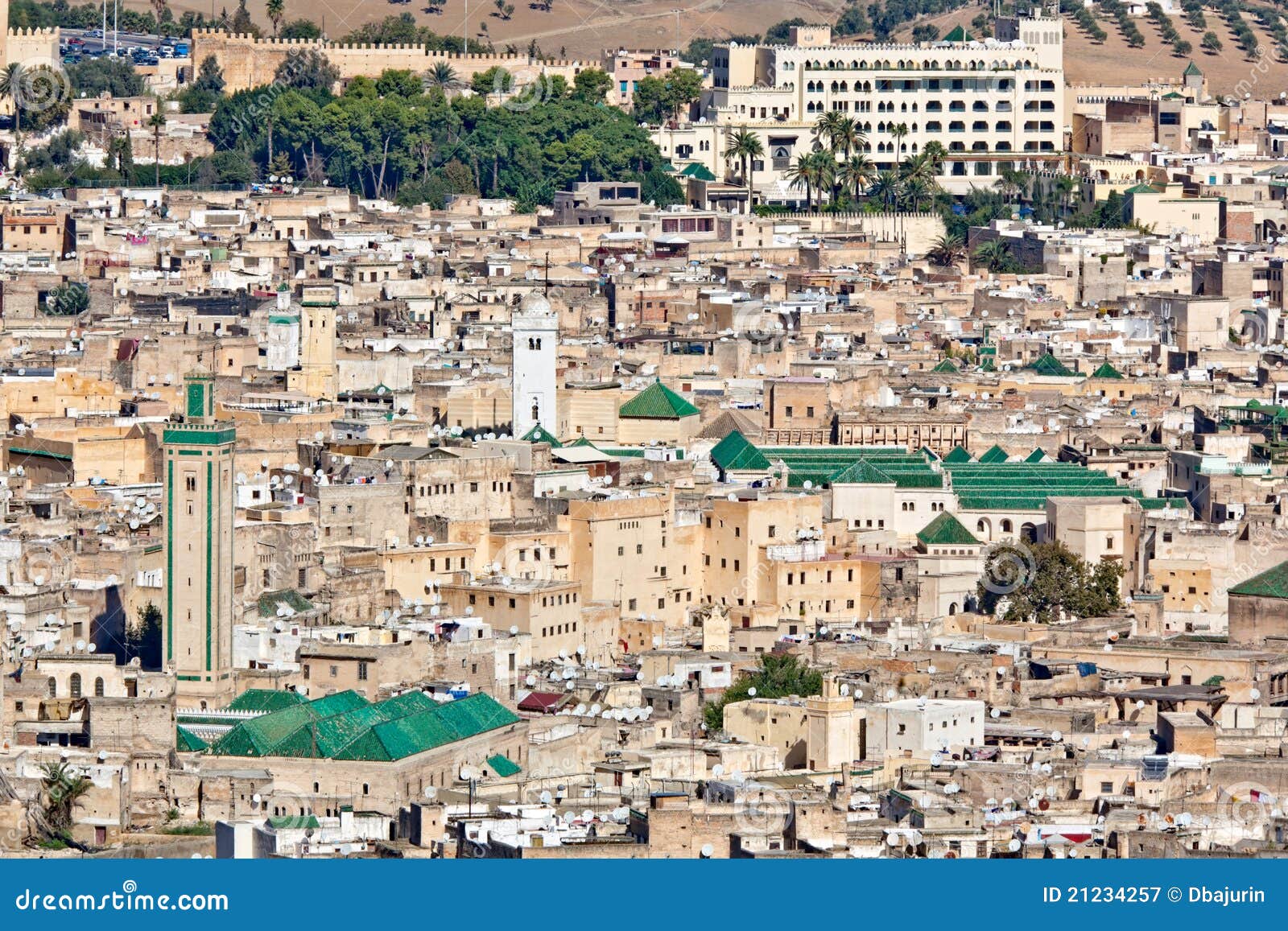 Fes - Morocco stock image. Image of mosque, arabic, royal - 21234257