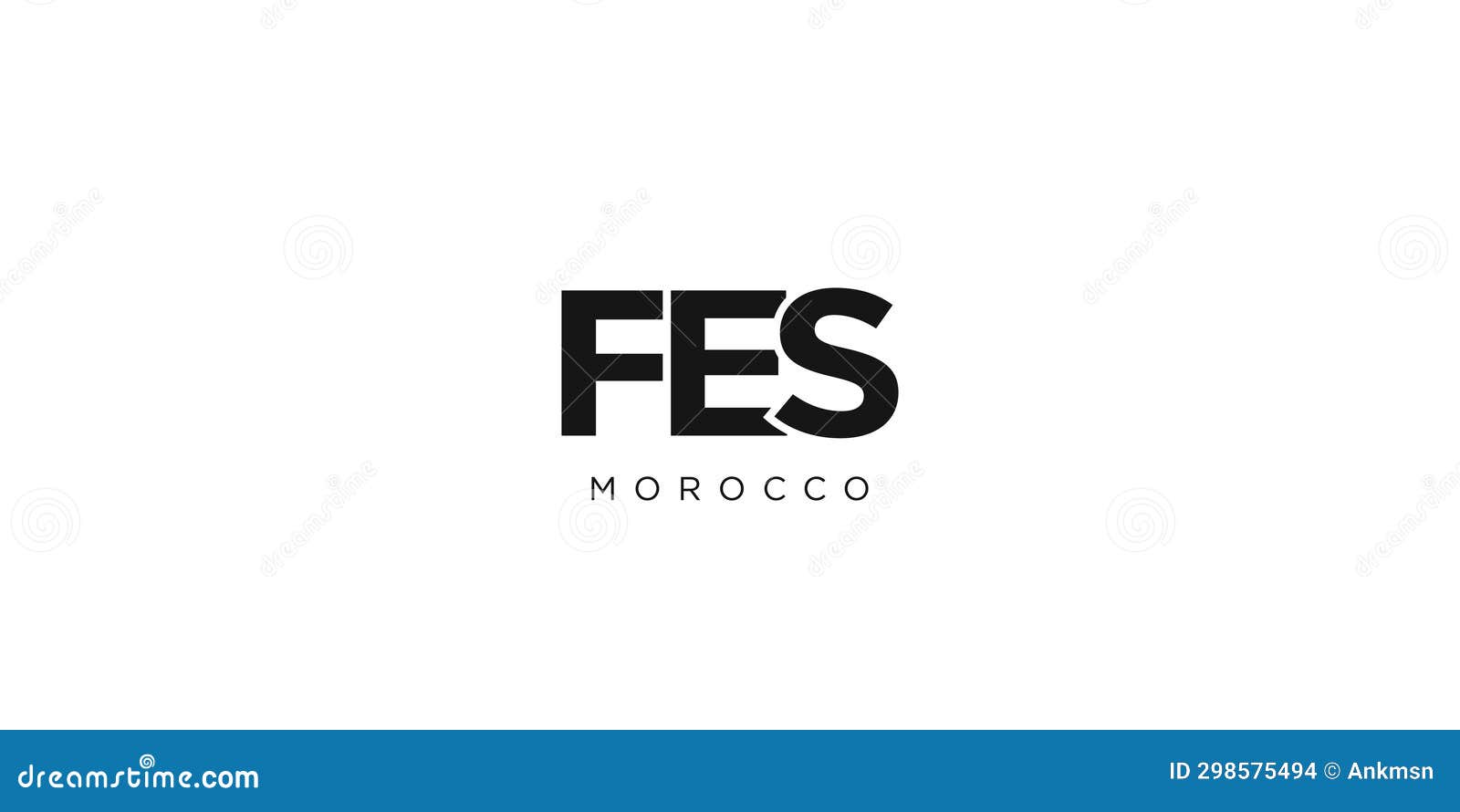 Fes In The Morocco Emblem. The Design Features A Geometric Style ...