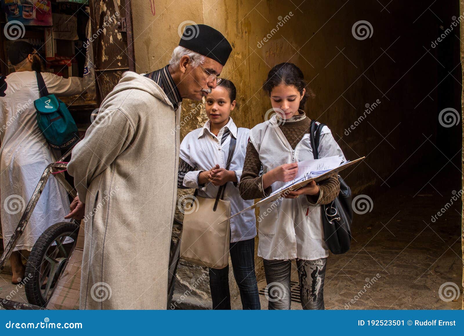 Fes, Morocco - Oct 15, 2019: Typical Street Market in the Old Medina of ... Fes, Morocco - Oct 15, 2019: Typical Street Market in the Old Medina of ...