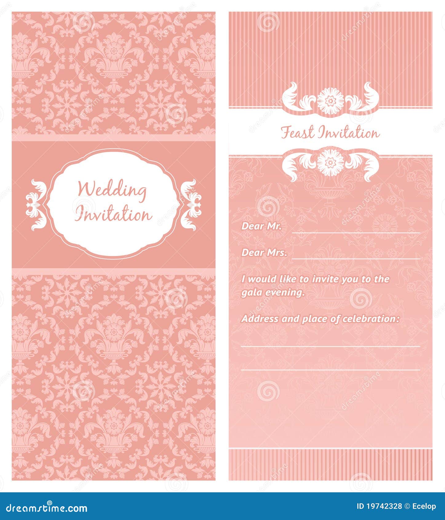 Festa-Convite, molde ilustração do vetor. Ilustração de feminina - 19742328