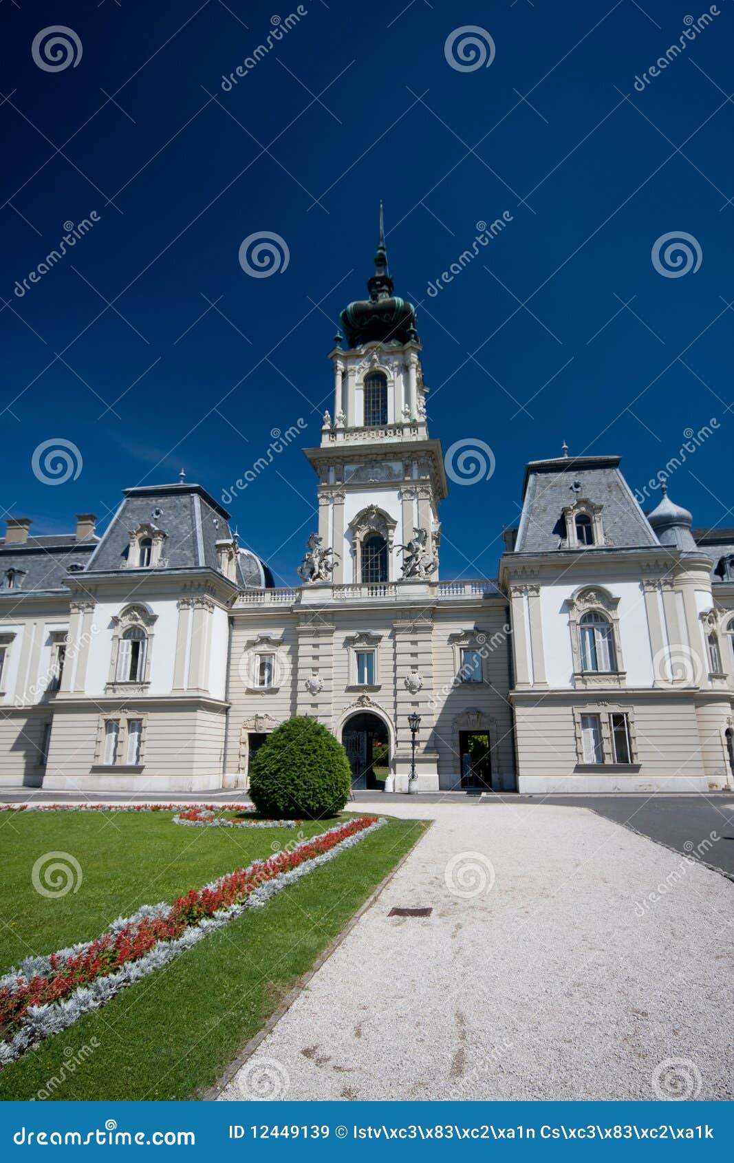 Festetics Castle stock image. Image of chateau, biron - 12449139