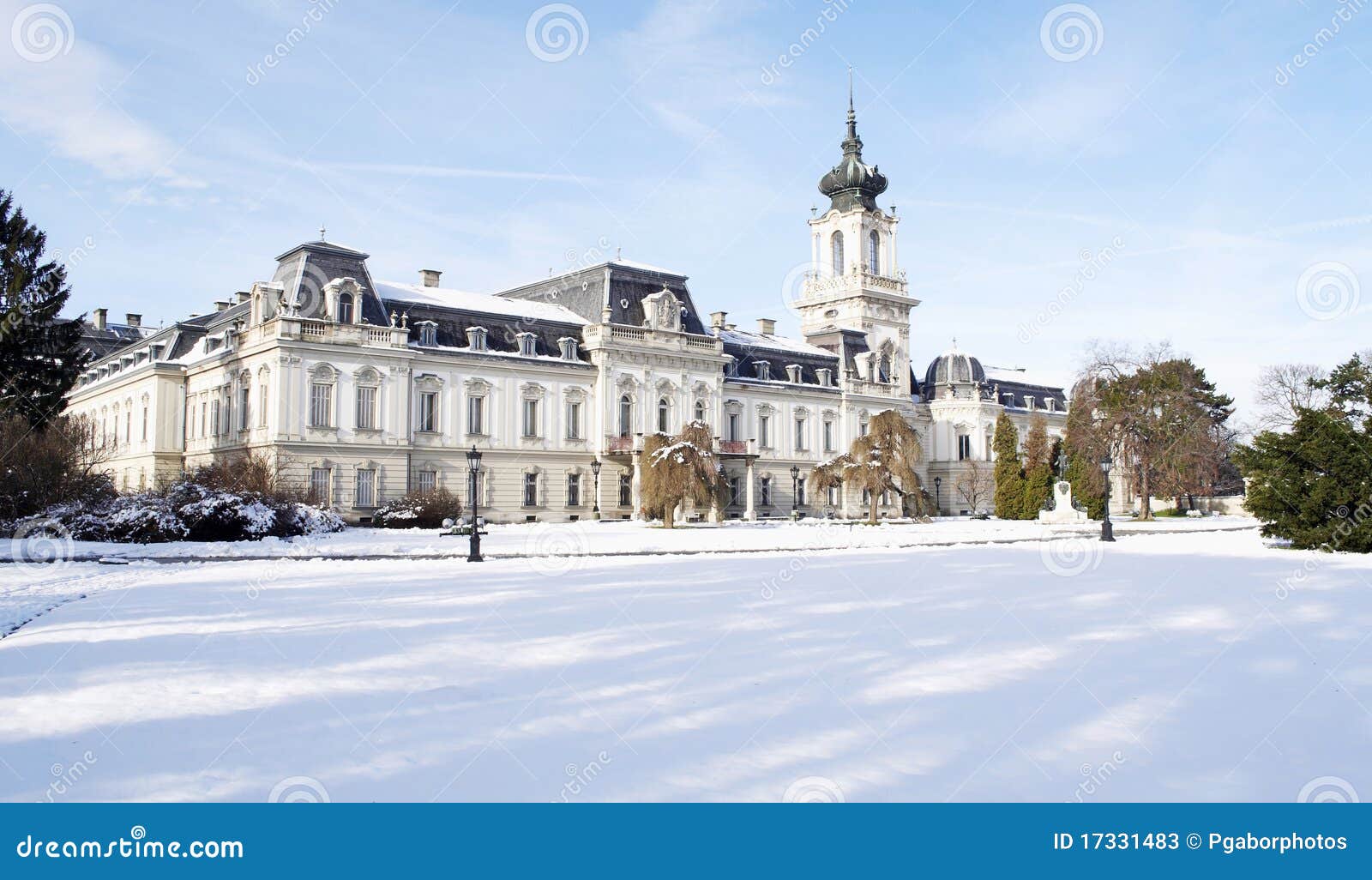 Festetics Castle in Keszthely, Hungary Stock Image - Image of plants ...
