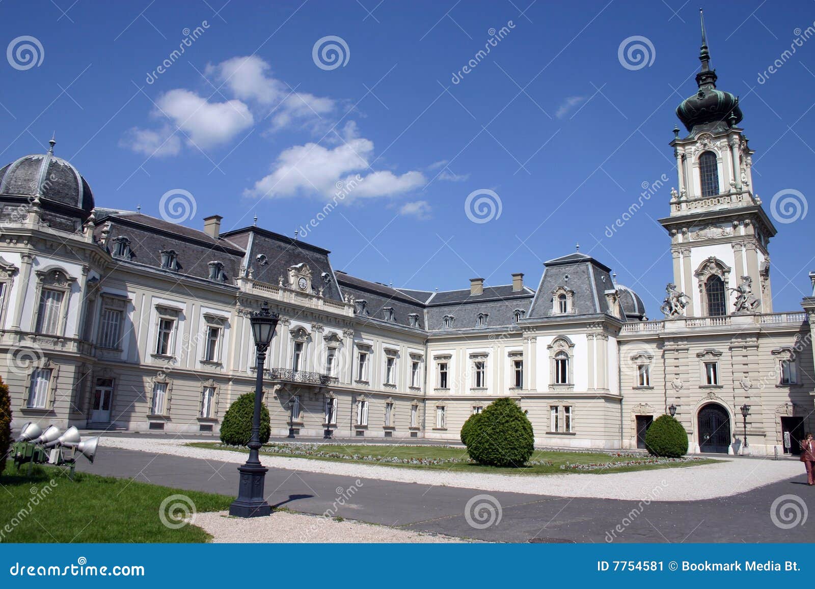 Festetics Schloss in Keszthely, Ungarn Stockbild - Bild von balatons ...