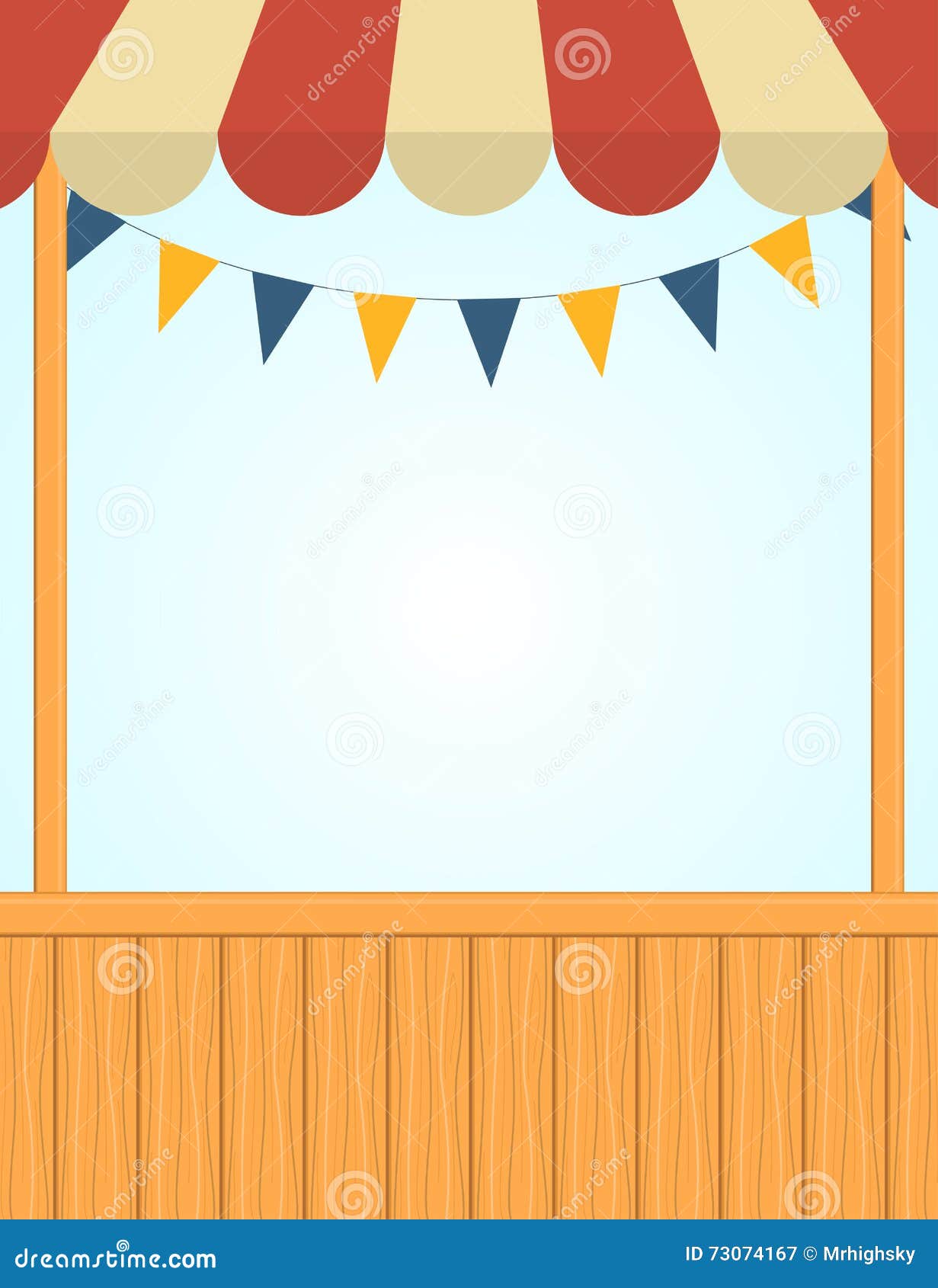 Festival Booth Poster Design Stock Vector - Illustration of flyer ...