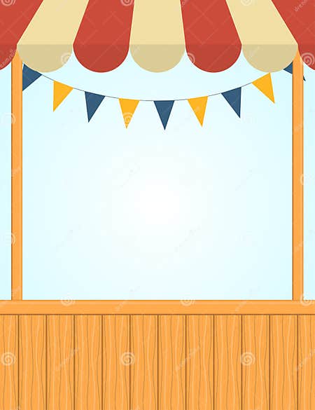 Festival Booth Poster Design Stock Vector - Illustration of flyer ...