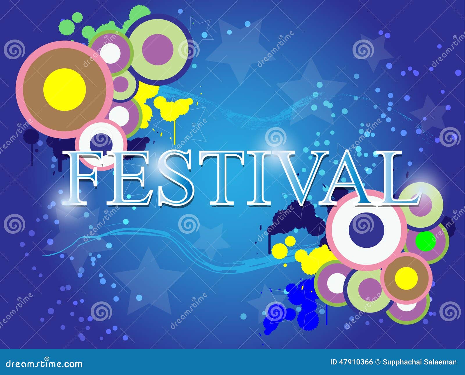Festival Celebration Abstract Background Stock Illustration ...