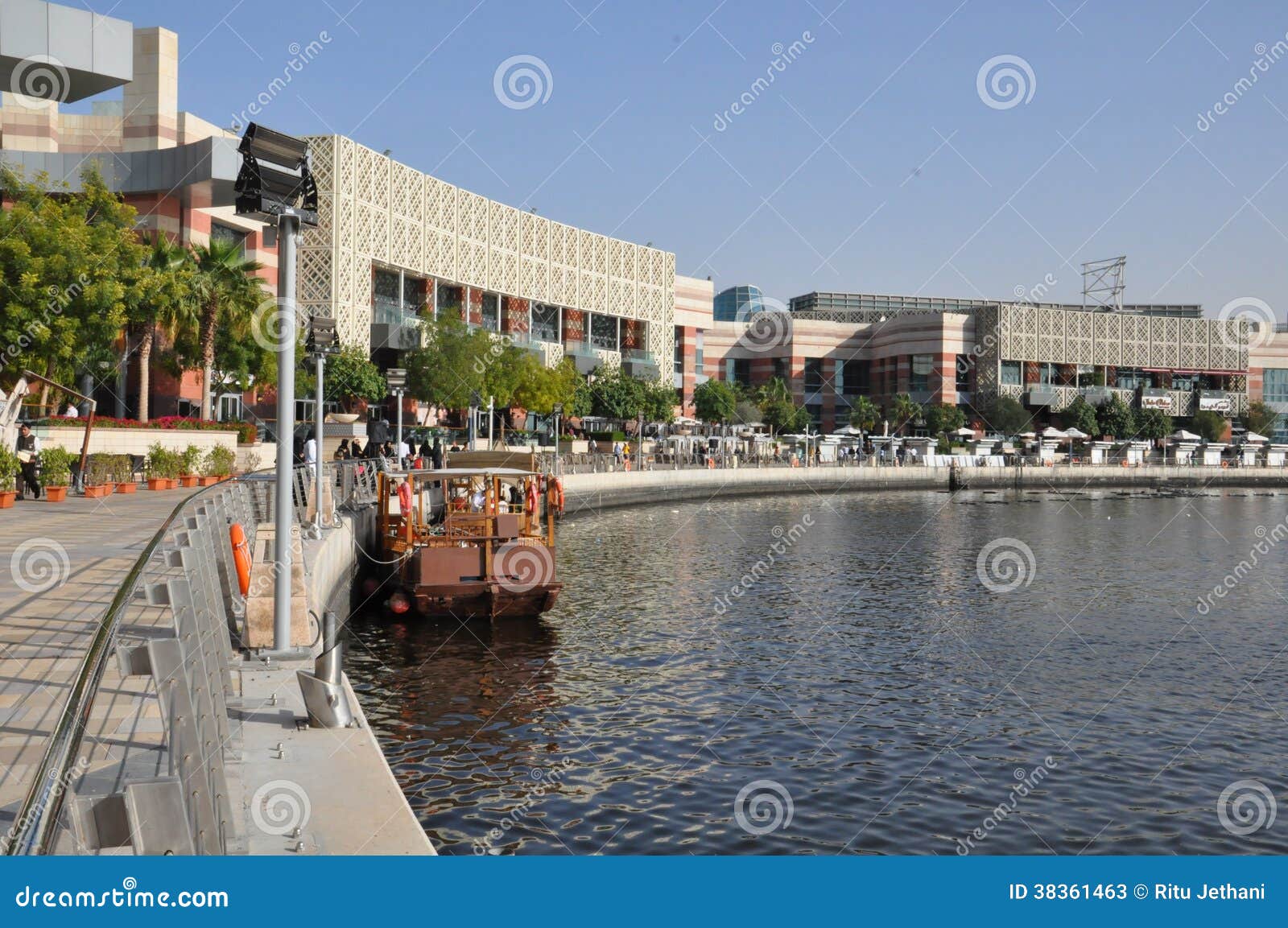 Festival Centre Waterfront in Dubai, UAE Editorial Stock Photo - Image ...