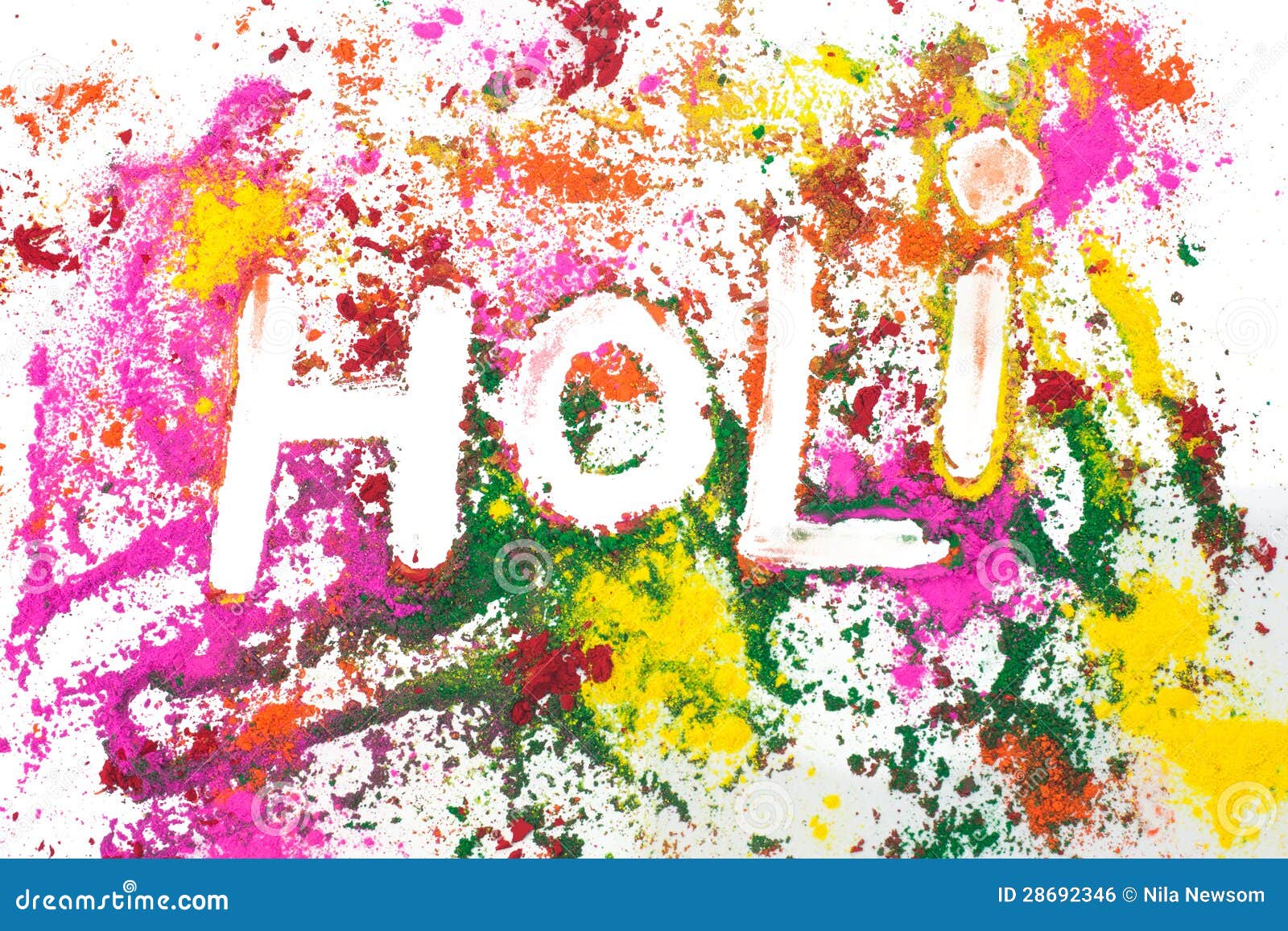 Festival of Colors stock illustration. Illustration of letters - 28692346