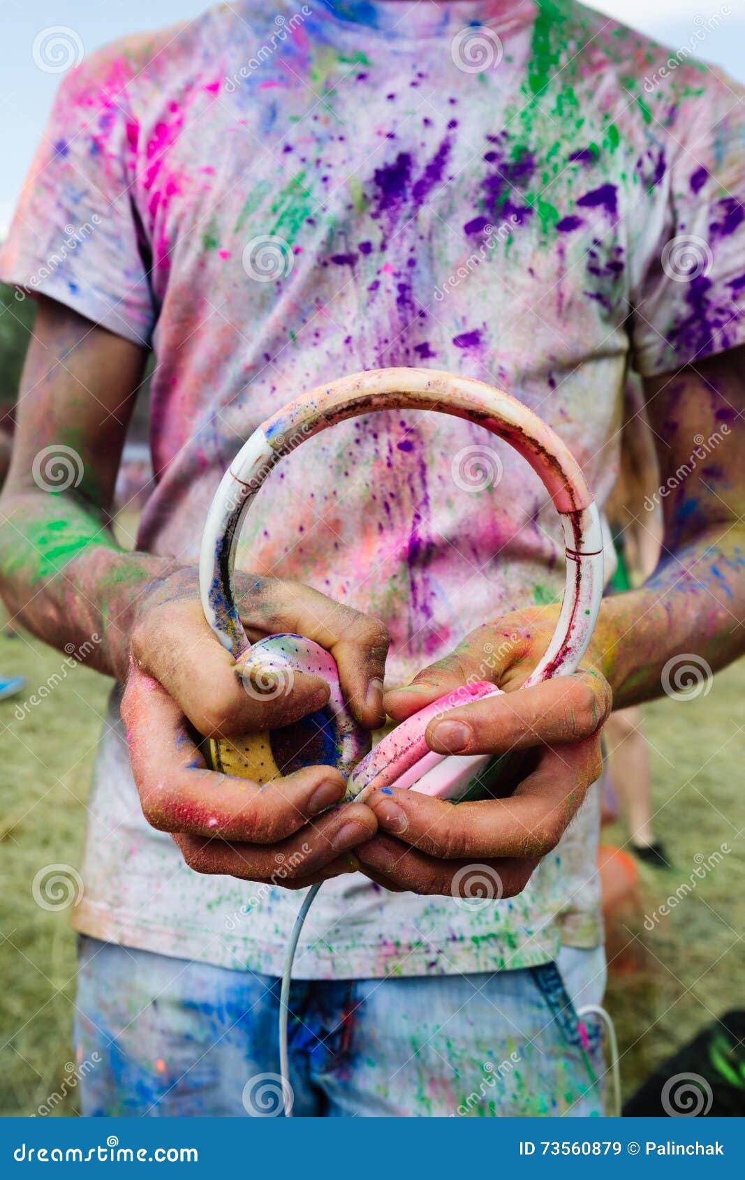 Festival Das Cores ColorFest Imagem de Stock Editorial - Imagem de ...