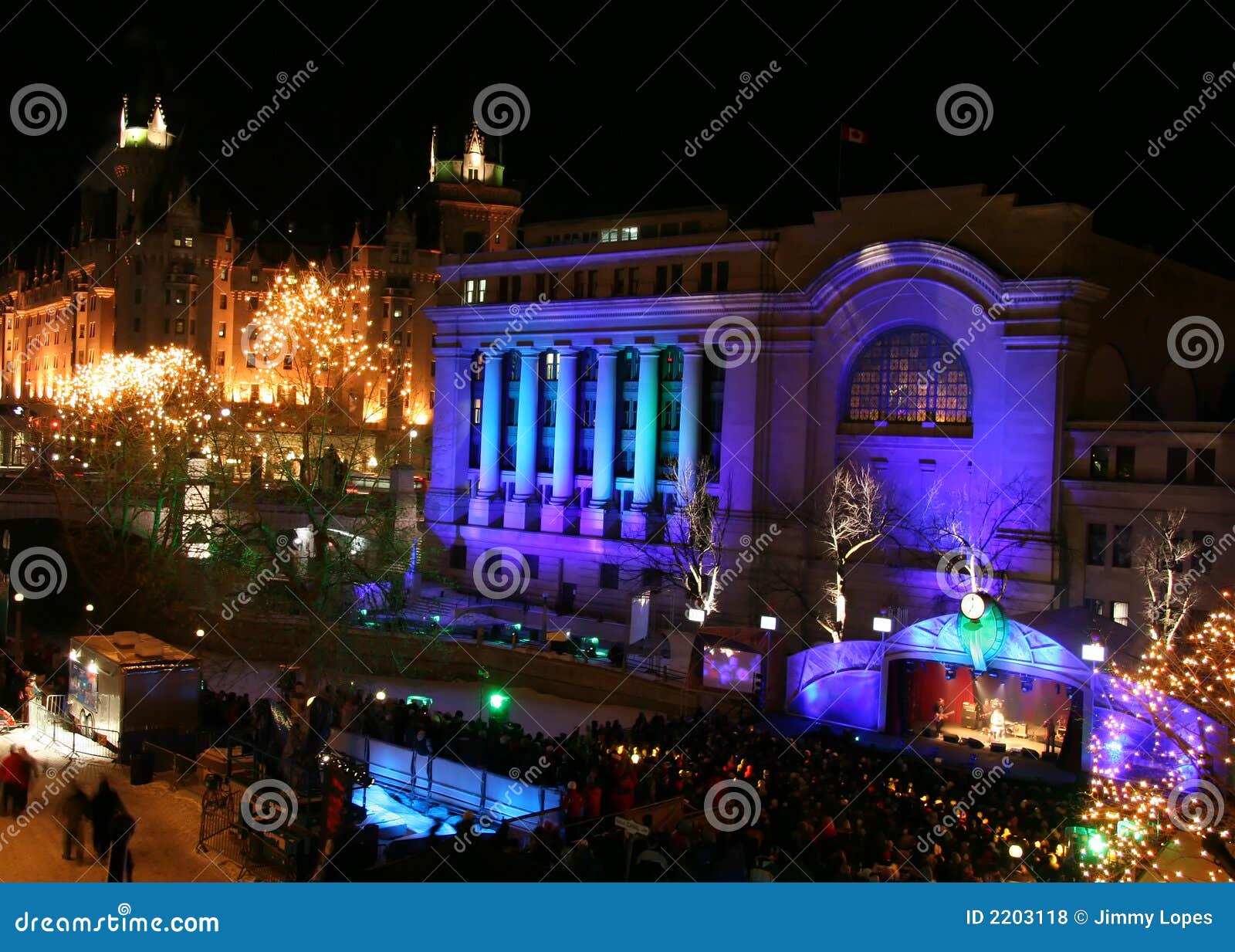 Festival de Winterlude foto de archivo. Imagen de popular - 2203118