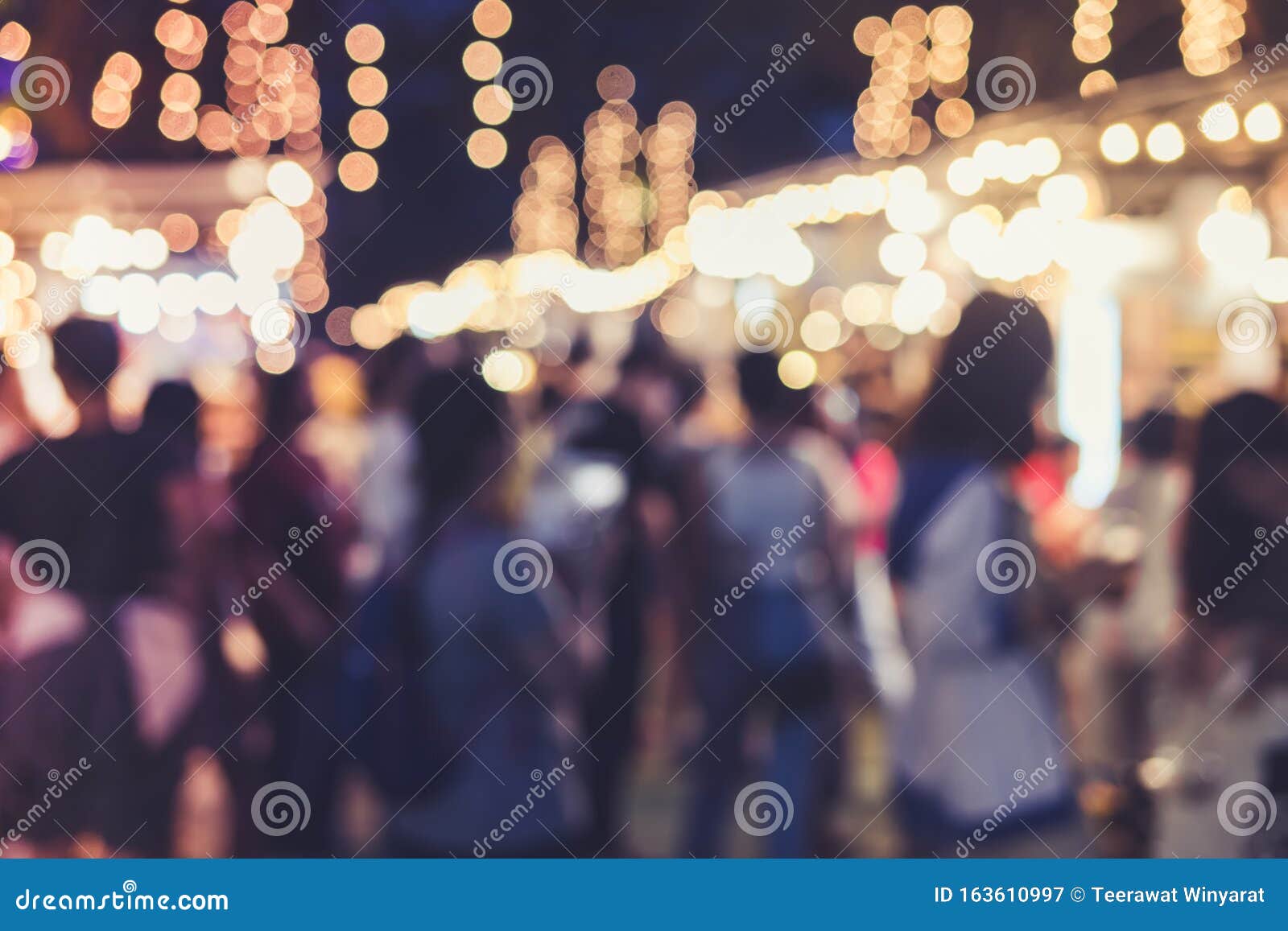 Festival Event Party with People Blur Background Stock Image - Image of ...