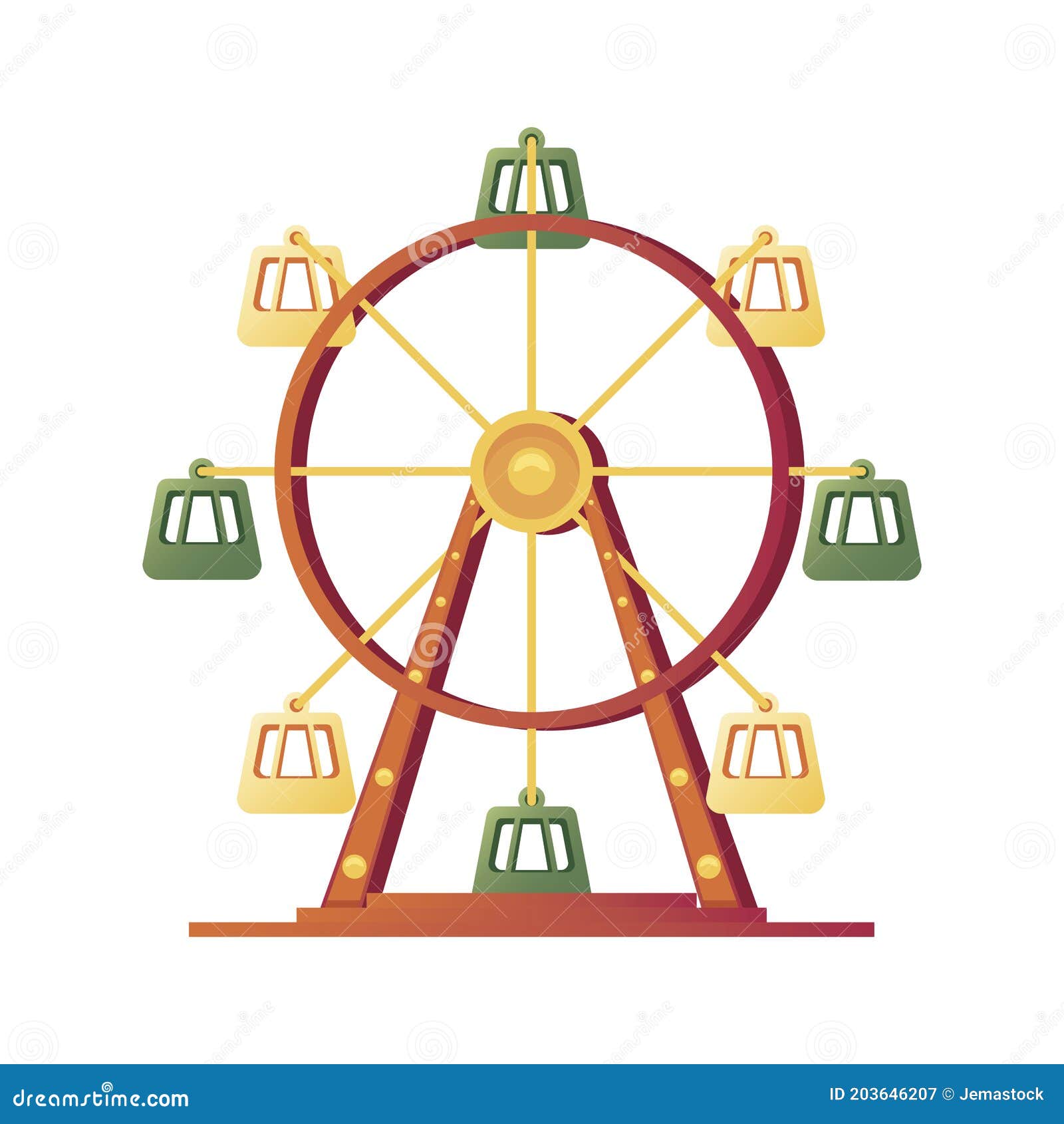 Fairground Icon, Black Vector Sign With Editable Strokes, Concept ...