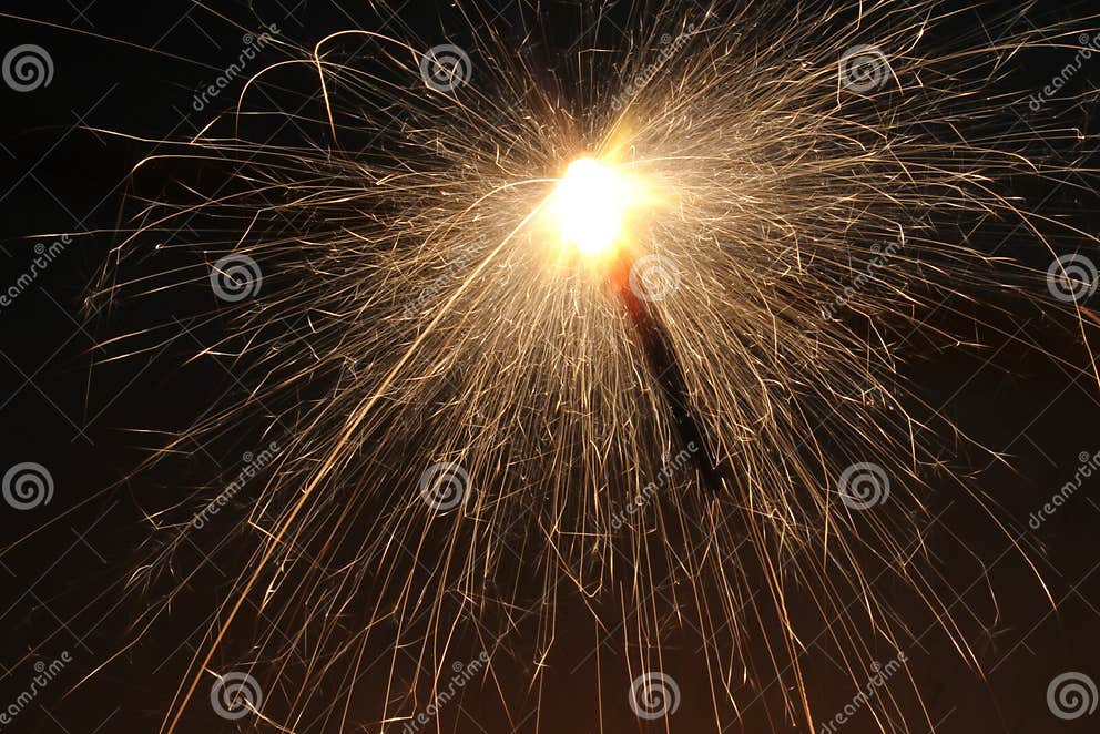 Festival Fireworks Bright Light Night Stock Photo - Image of newyear ...