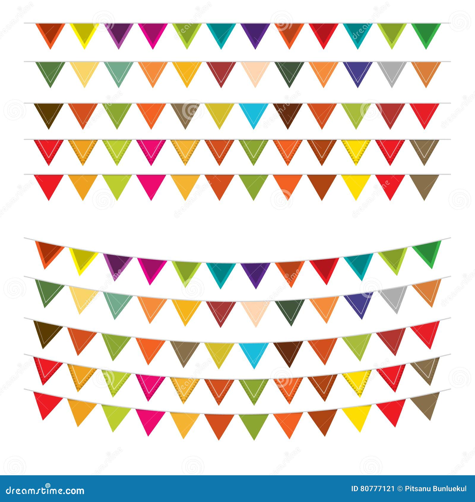 Flag Banner On Brick Wall Background Royalty-Free Stock Image ...