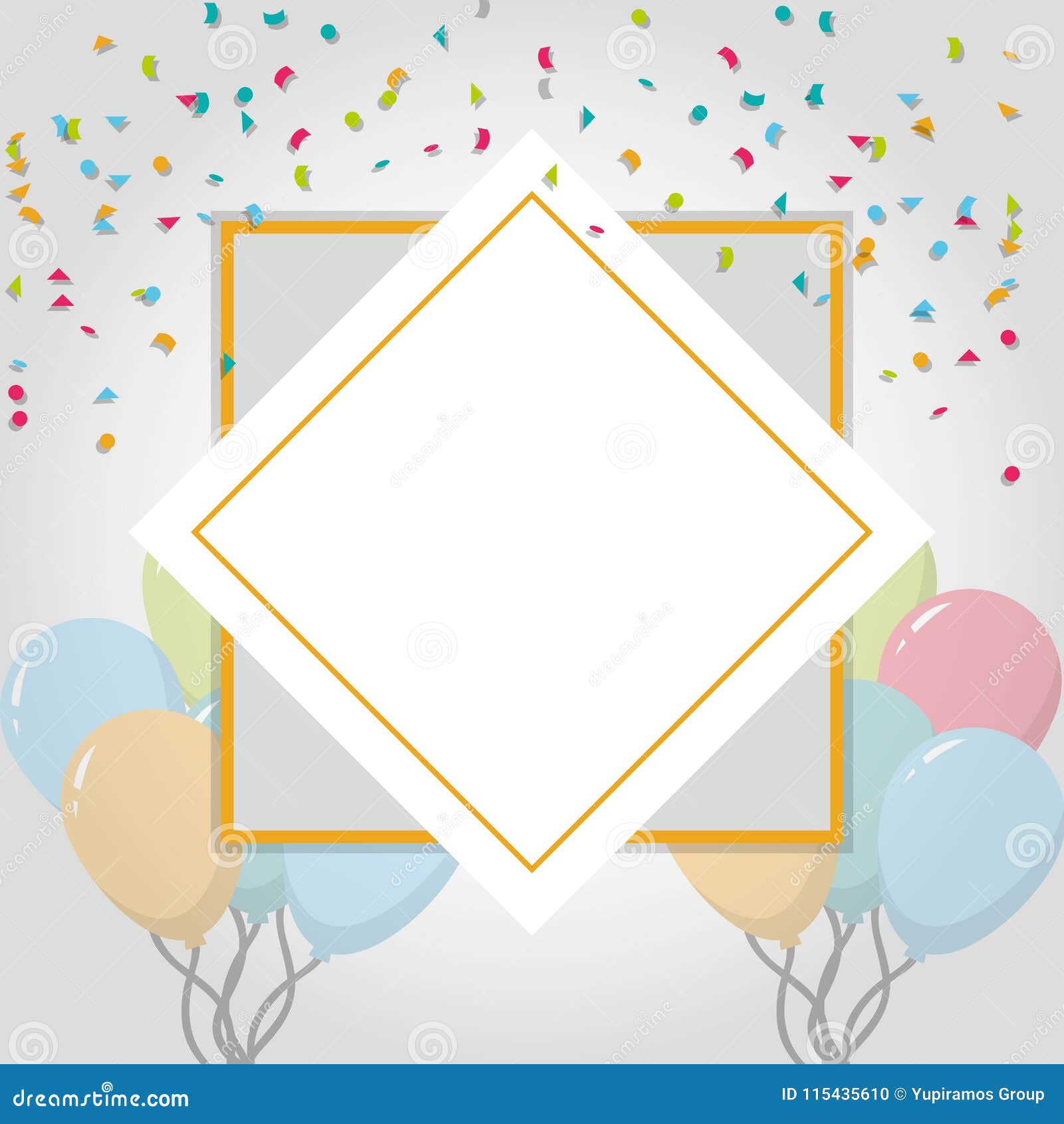 Festival frame design stock vector. Illustration of event - 115435610