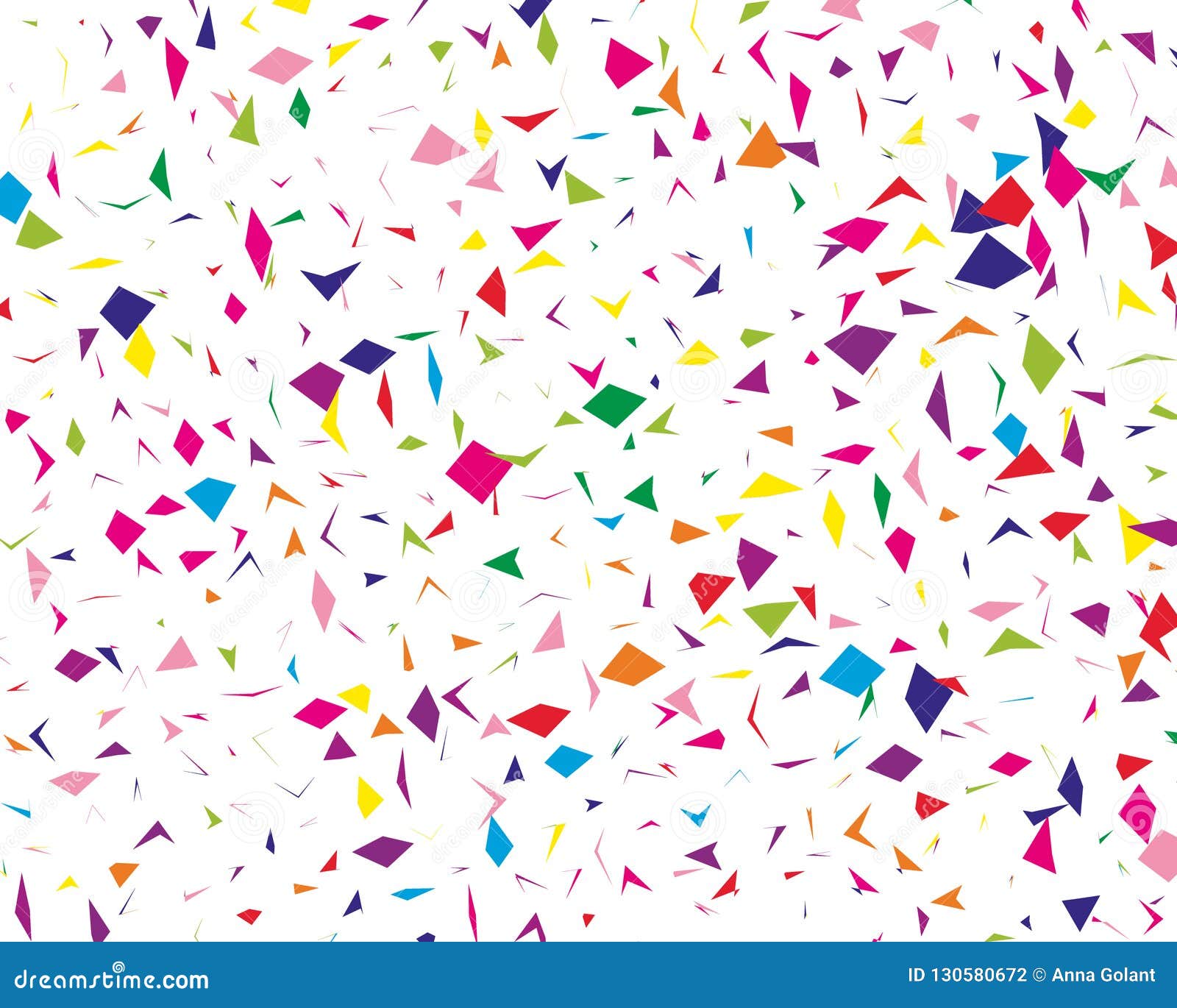 Festival Pattern with Colorful Paper Confetti. Bright Background ...