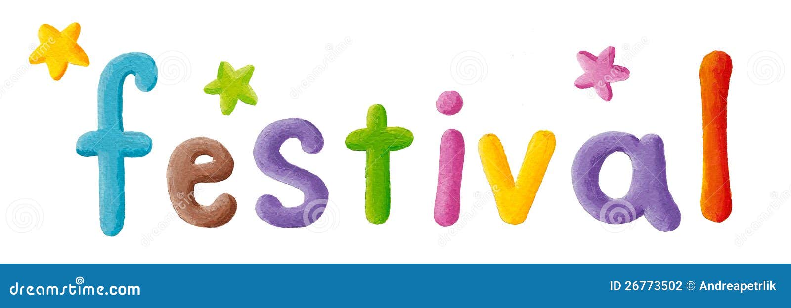 Festival sign stock illustration. Illustration of letter - 26773502