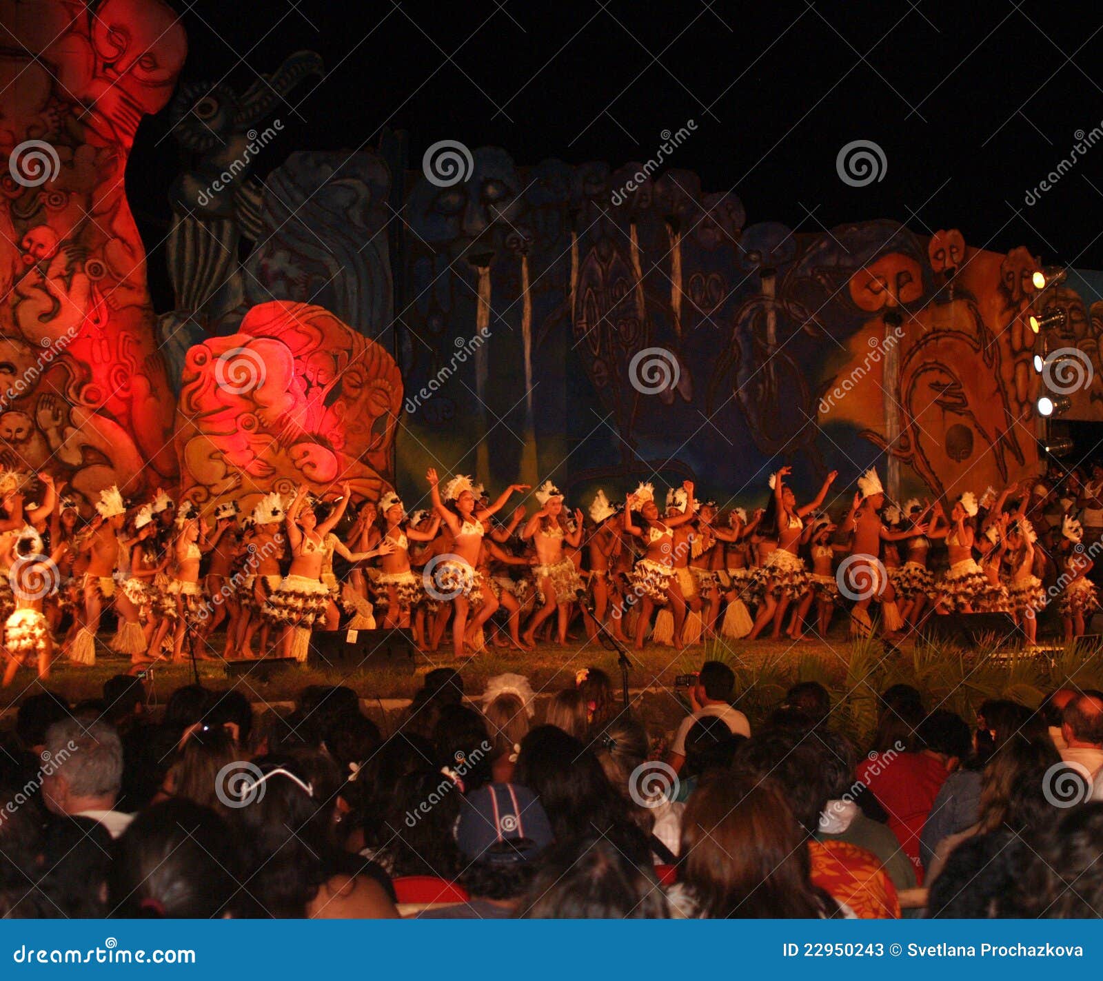 Festival Tapati Easter Island Editorial Stock Photo - Image of pacific ...