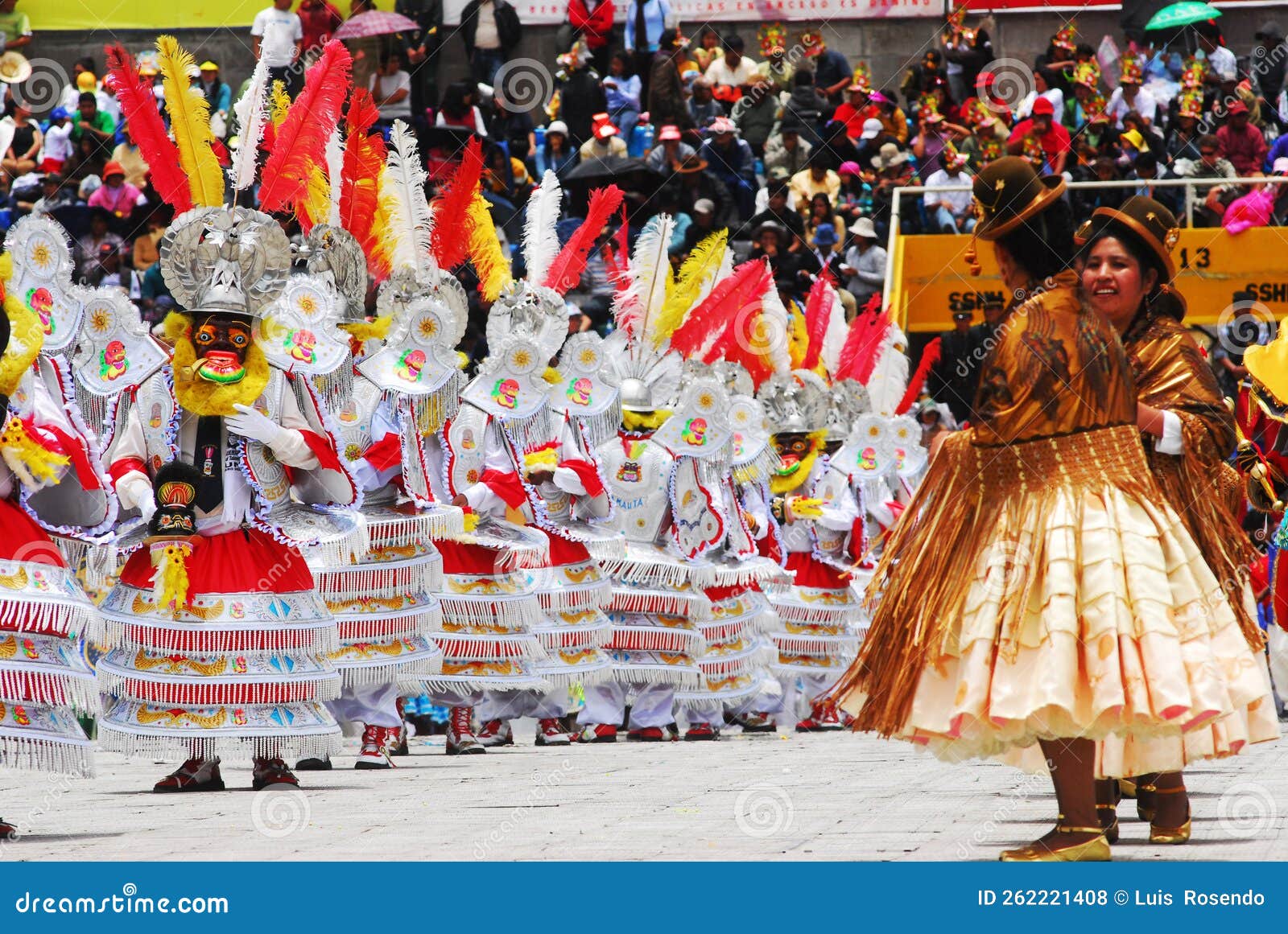 The Festival of the Virgin of Candelaria in Puno Peru Editorial Stock ...
