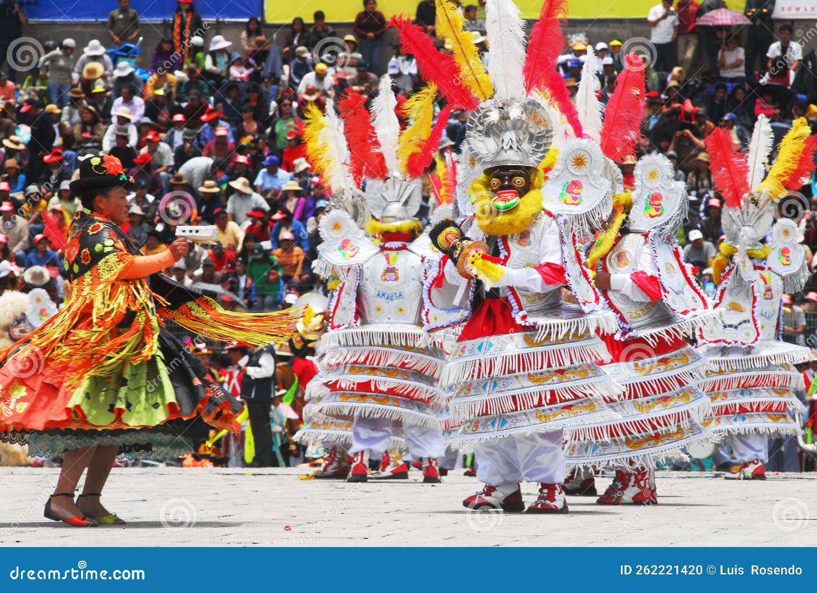 The Festival of the Virgin of Candelaria in Puno Peru Editorial Image ...