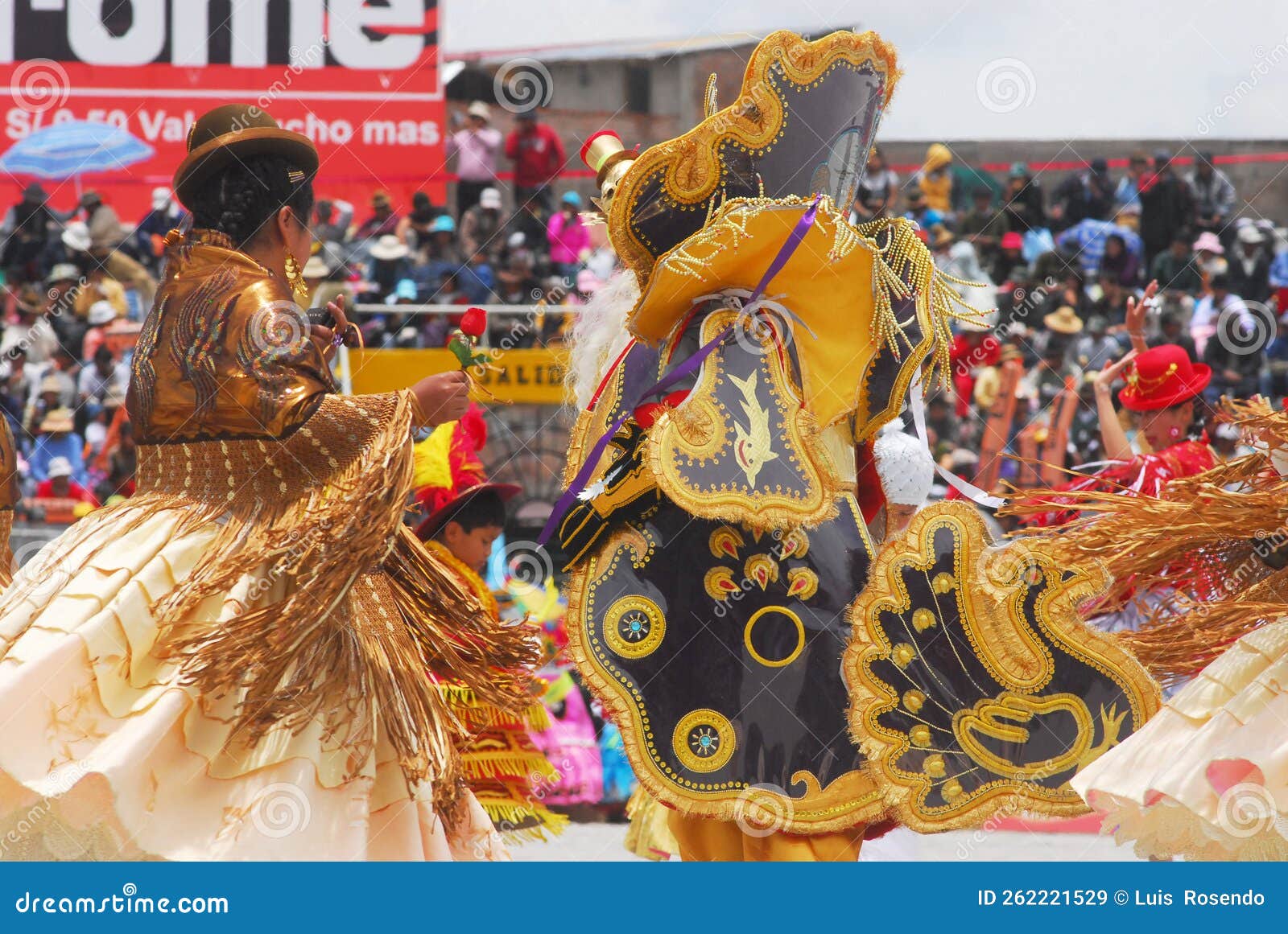 The Festival of the Virgin of Candelaria in Puno Peru Editorial Stock ...