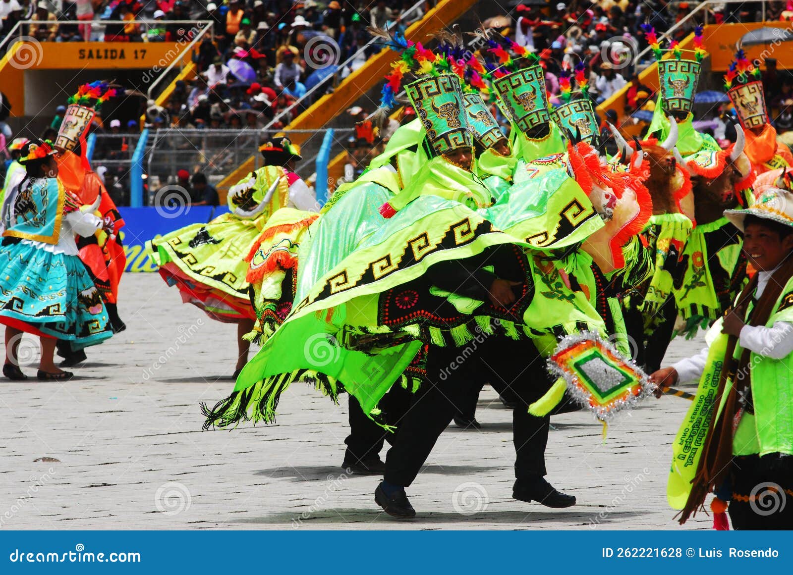 The Festival of the Virgin of Candelaria in Puno Peru Editorial Stock ...