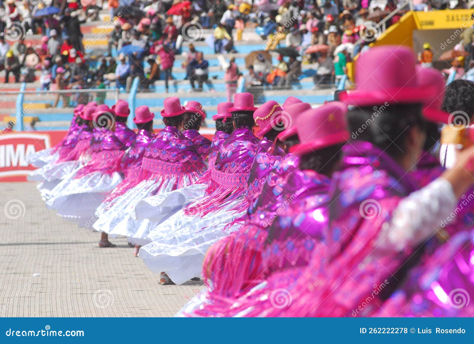 The Festival of the Virgin of Candelaria in Puno Peru Stock Photo ...