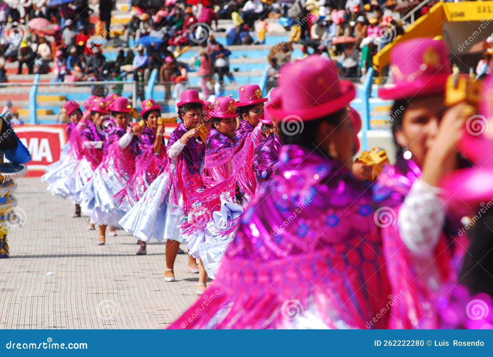 The Festival of the Virgin of Candelaria in Puno Peru Editorial Image ...