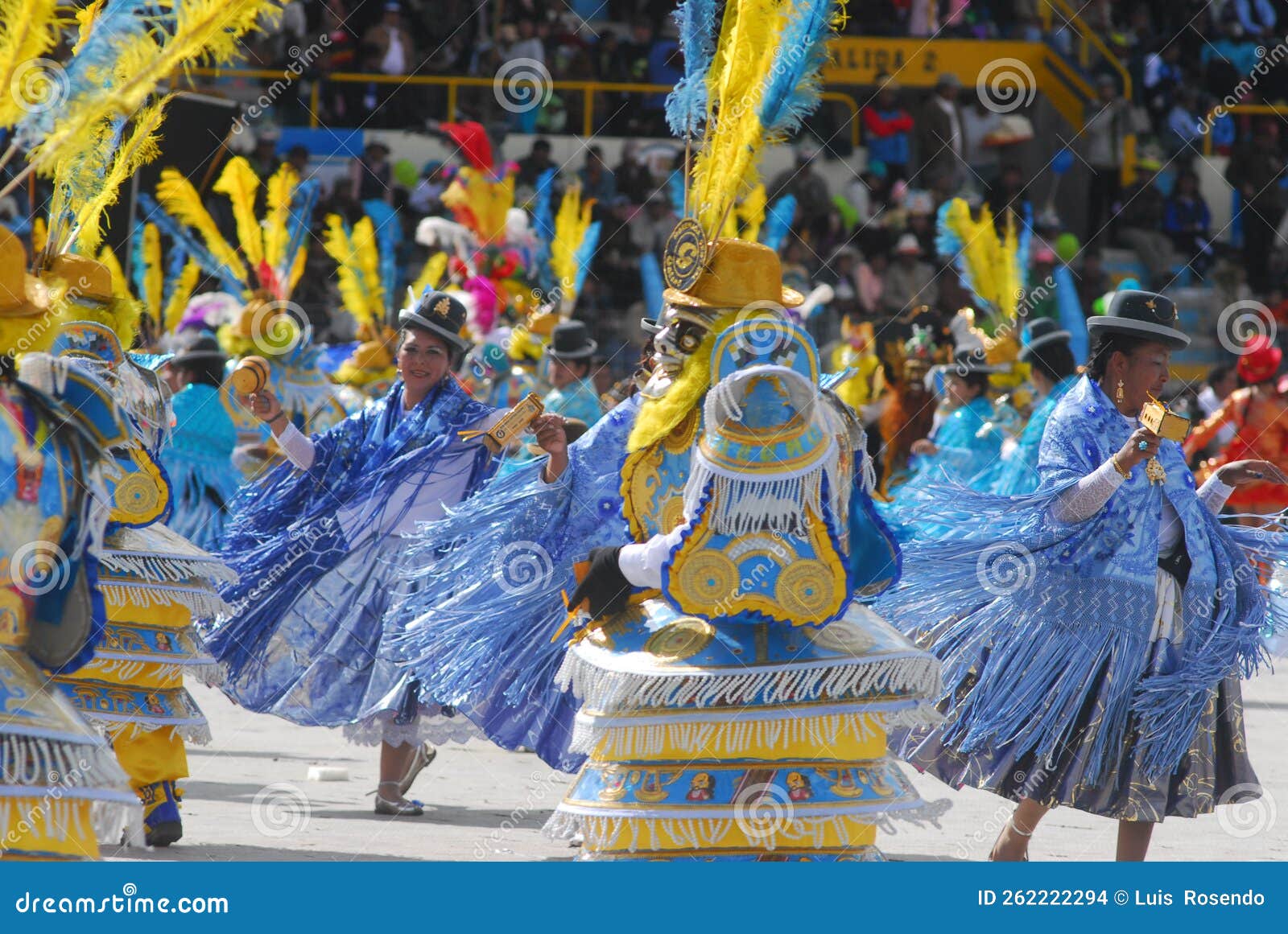 The Festival of the Virgin of Candelaria in Puno Peru Editorial Stock ...