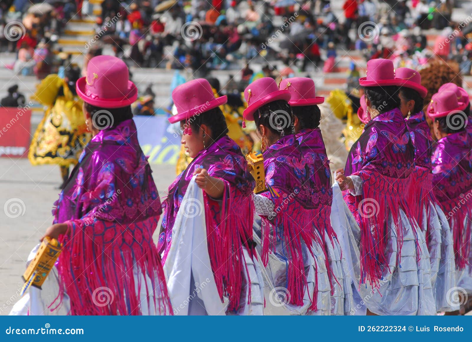 The Festival of the Virgin of Candelaria in Puno Peru Editorial Stock ...