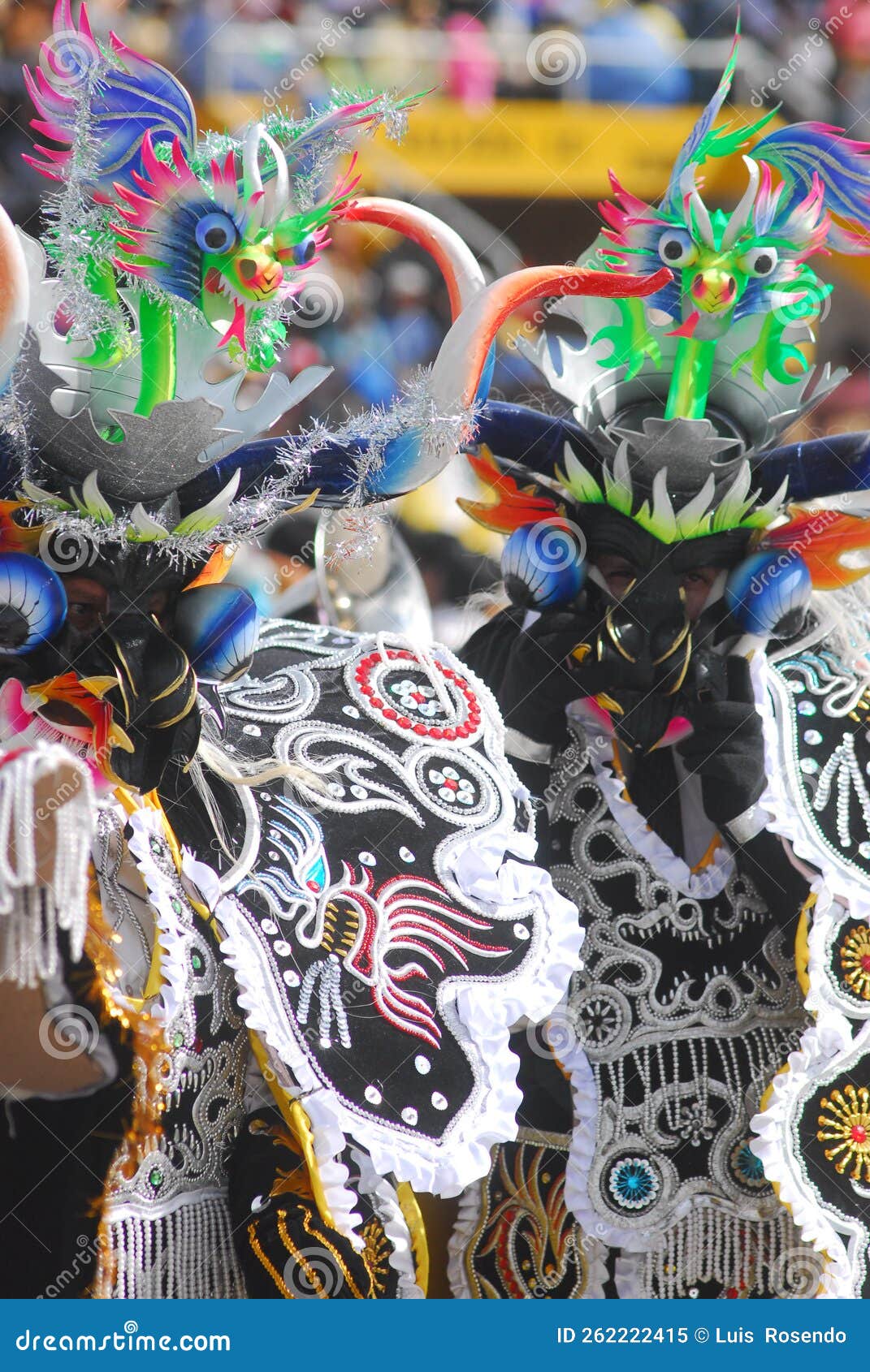 The Festival of the Virgin of Candelaria in Puno Peru Stock Image ...