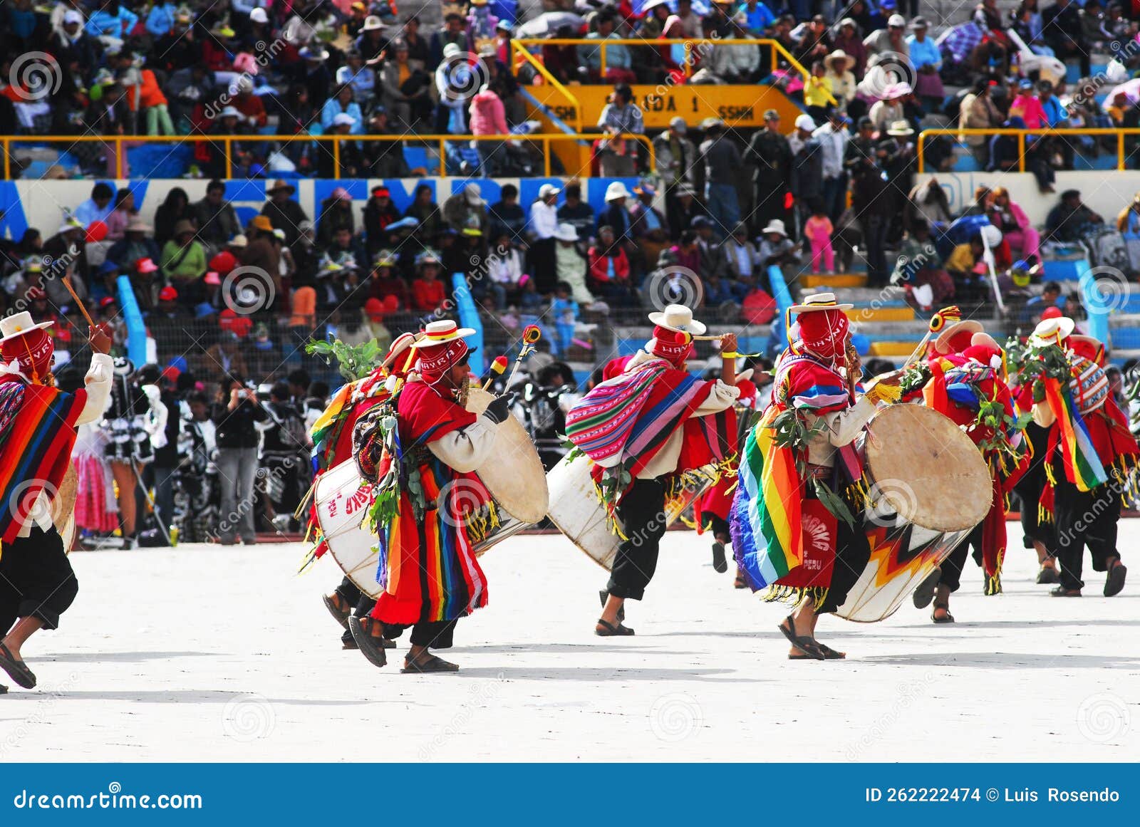 The Festival of the Virgin of Candelaria in Puno Peru Editorial Stock ...