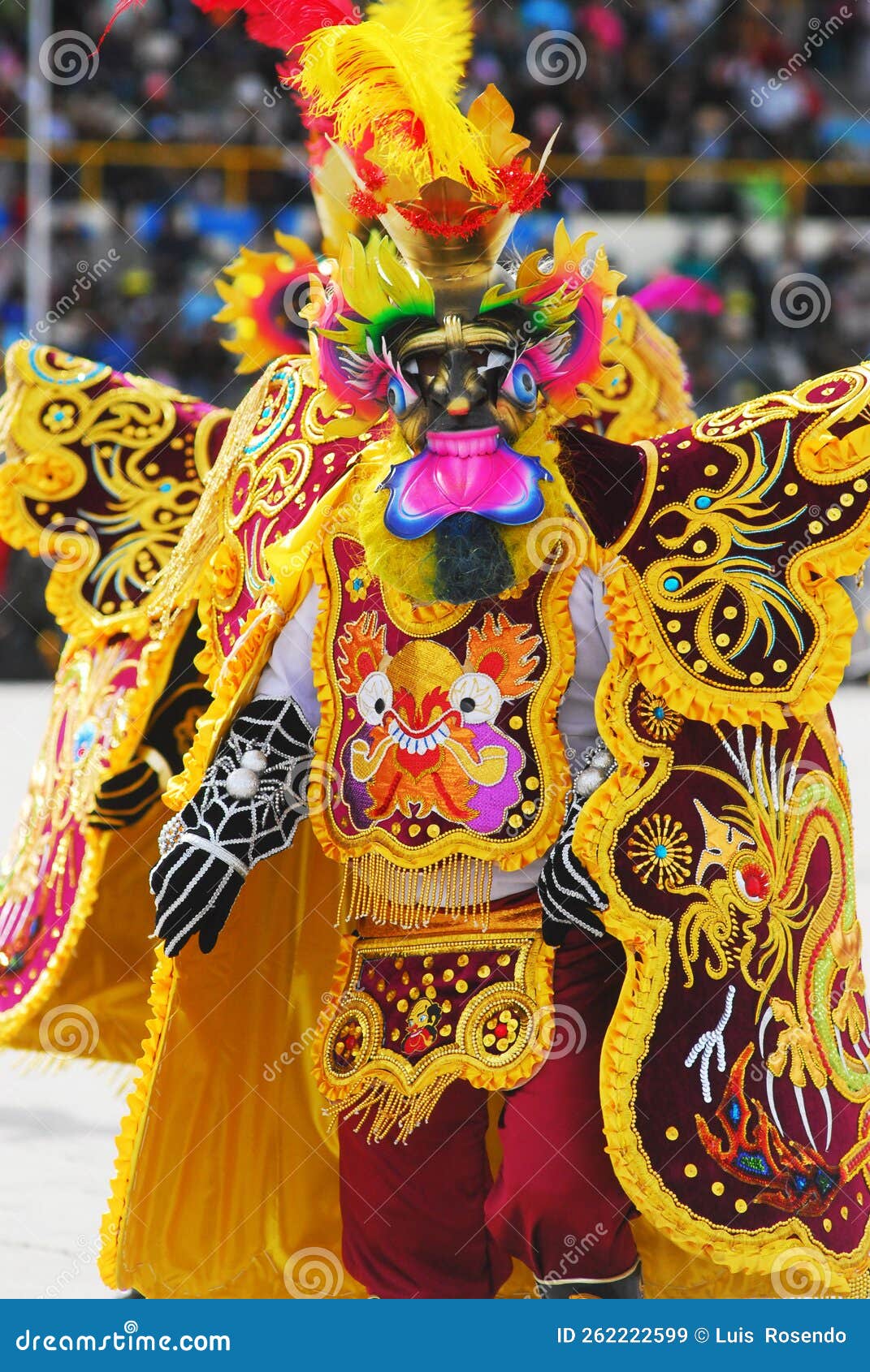 The Festival of the Virgin of Candelaria in Puno Peru Editorial Stock ...