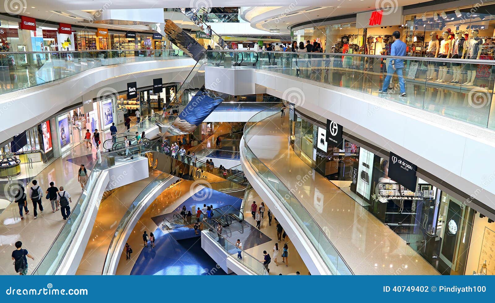 Festival Walk Shopping Mall, Hong Kong Editorial Photography - Image of ...