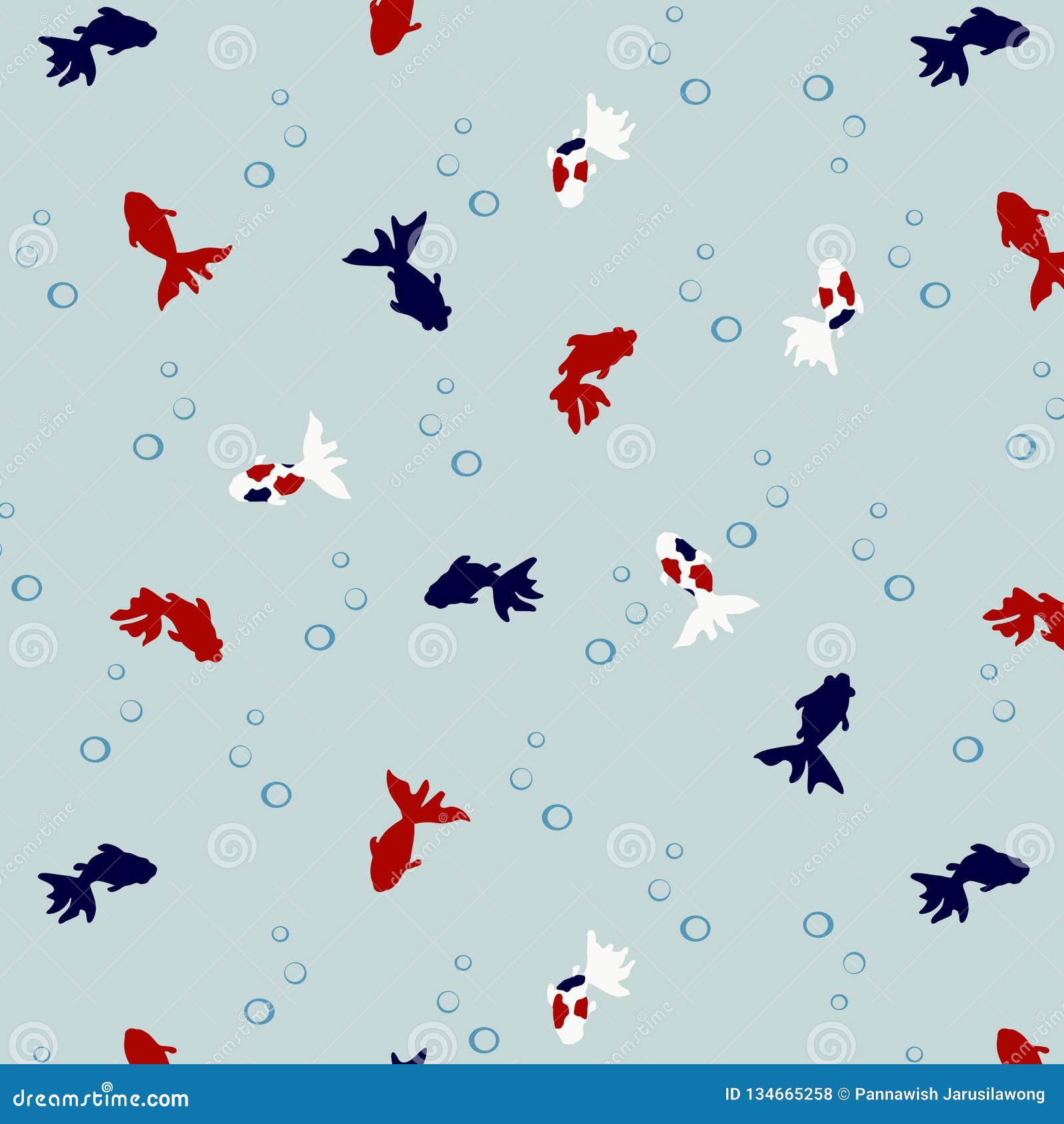 Cute Goldfish Crying, Funny Fish Cartoon Character Vector Illustration ...