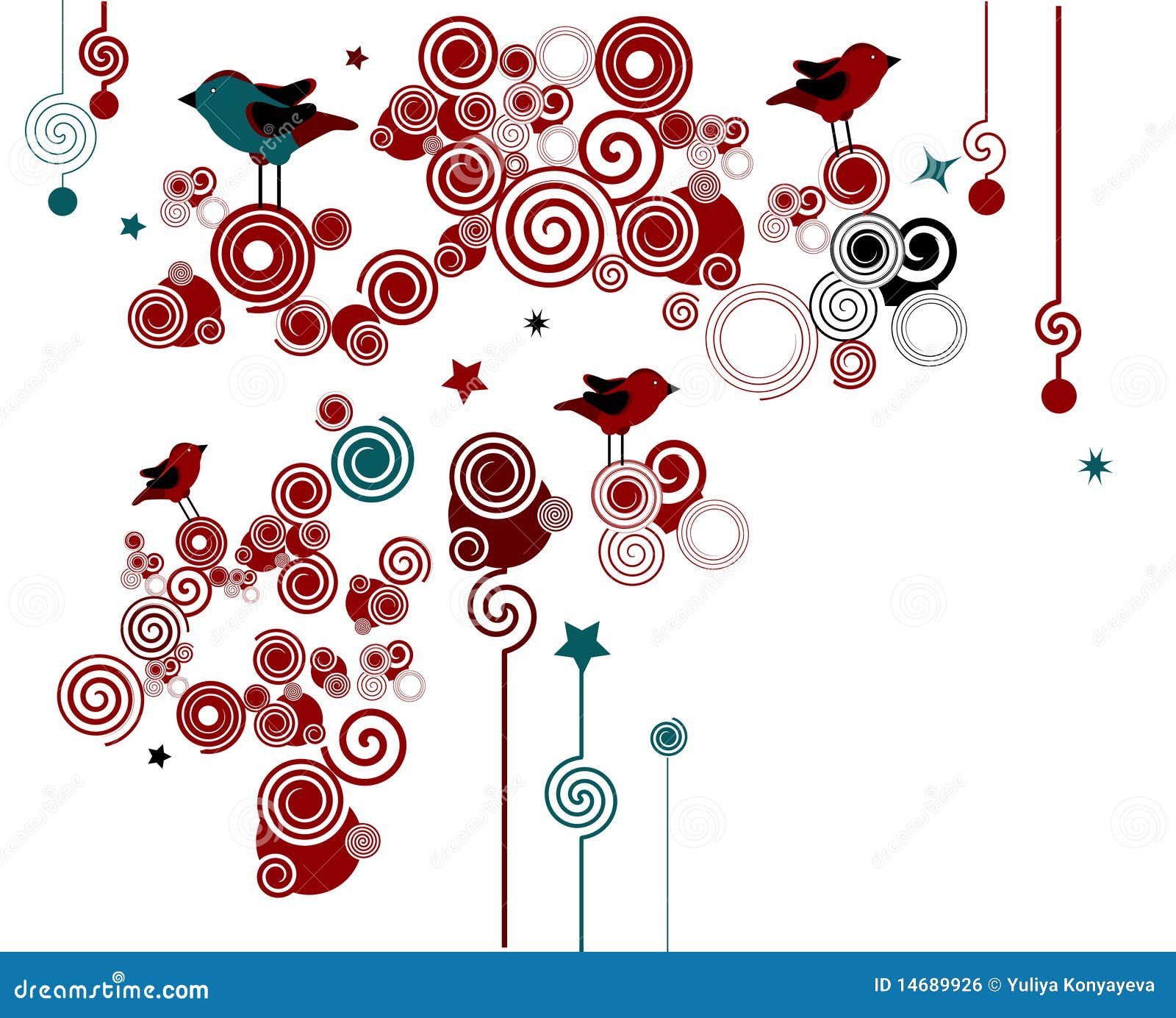 Festive abstract stock vector. Illustration of garden - 14689926