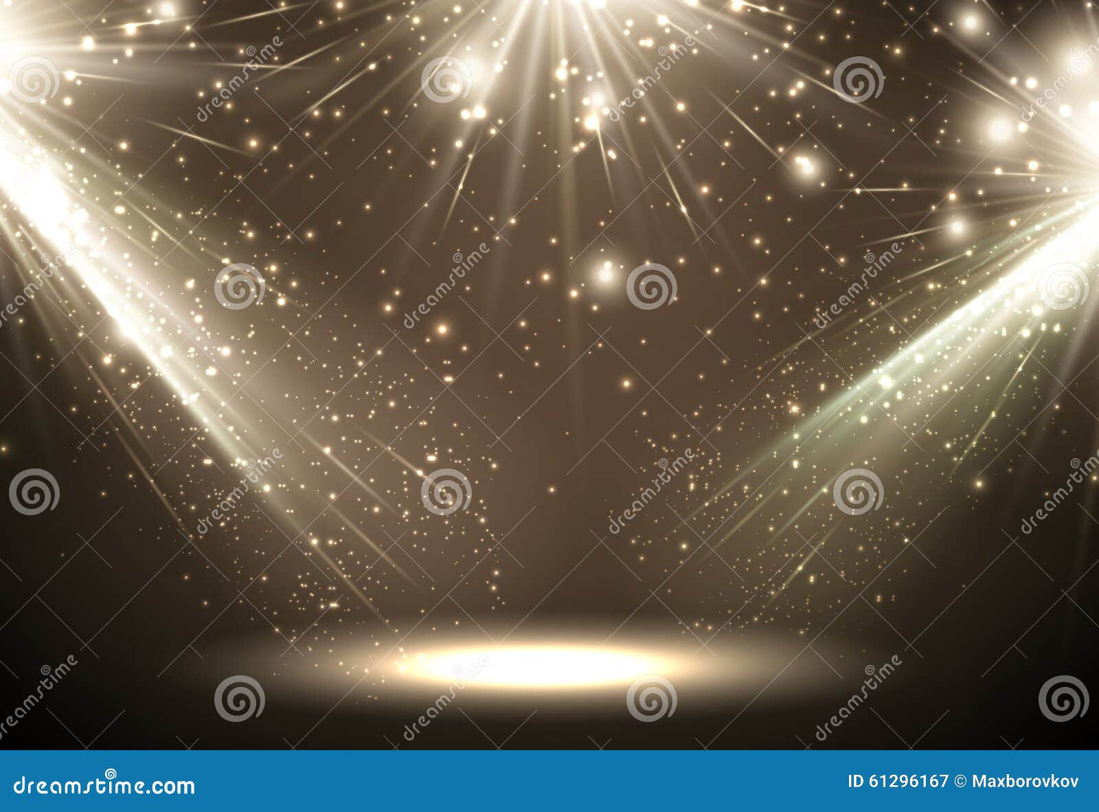 Festive Abstract Golden Bokeh Particles Awards Celebration Background ...