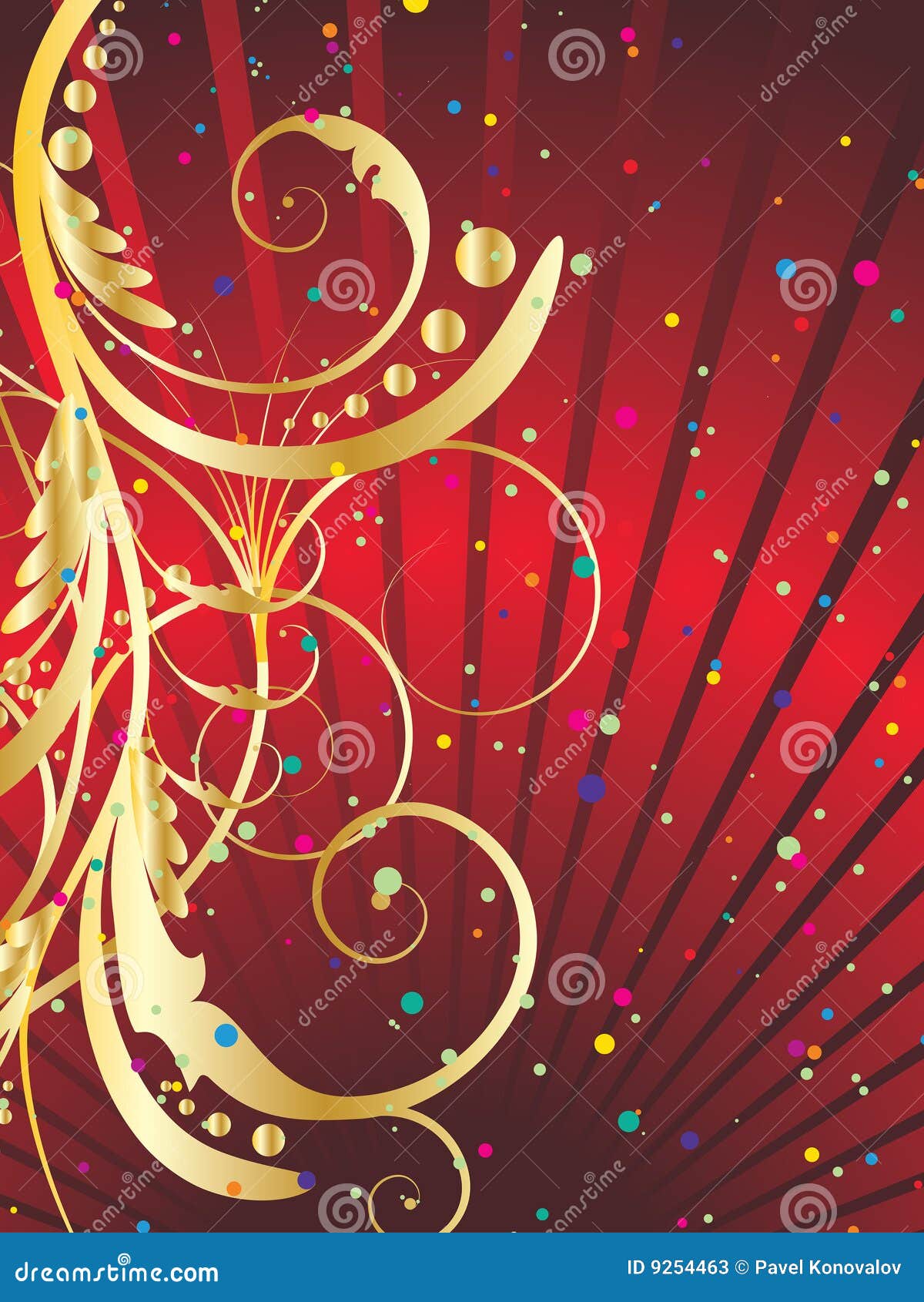 Festive background stock vector. Illustration of cards - 9254463