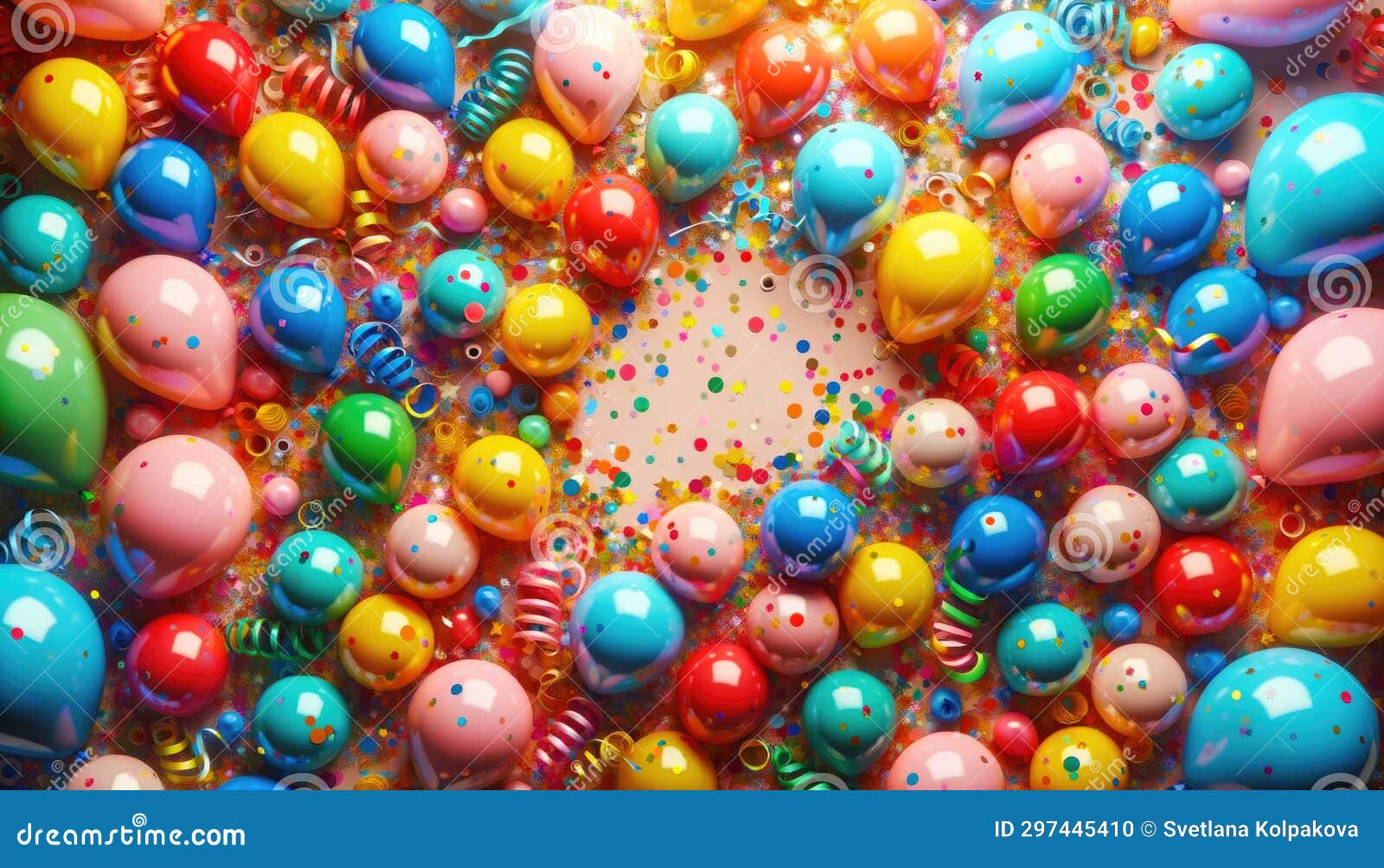 Shiny Confetti Vector Blue Background. Silver Stock Photography ...