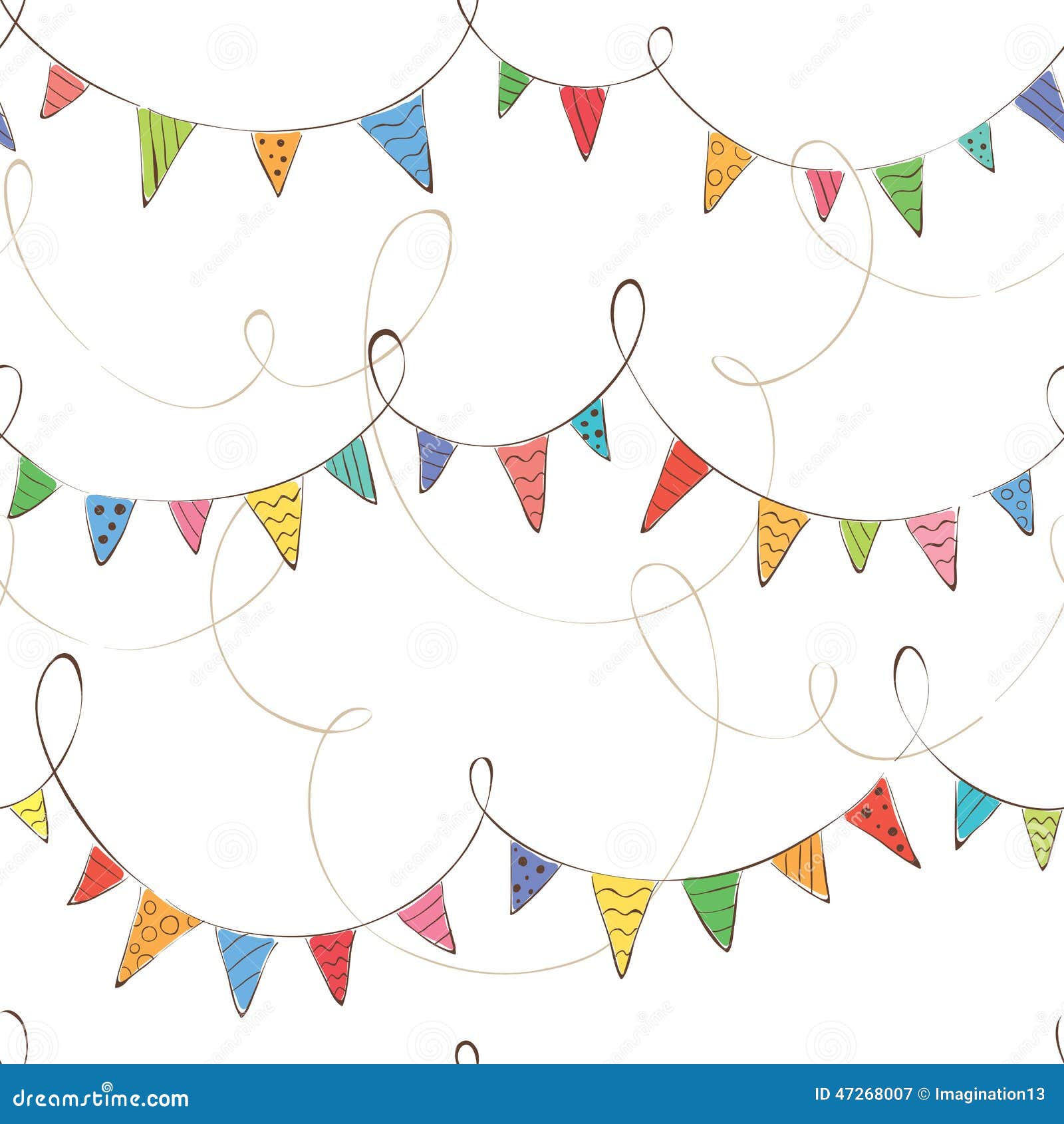 Festive Background with Flags Stock Vector - Illustration of ...